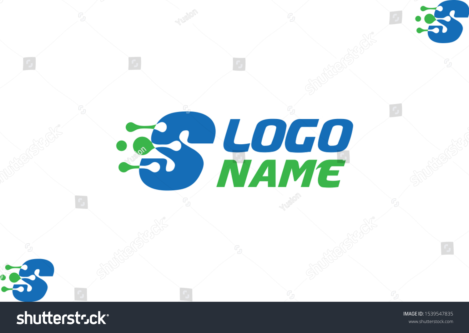 S Telecom Technology S Vector Logo Stock Vector (Royalty Free) 1539547835