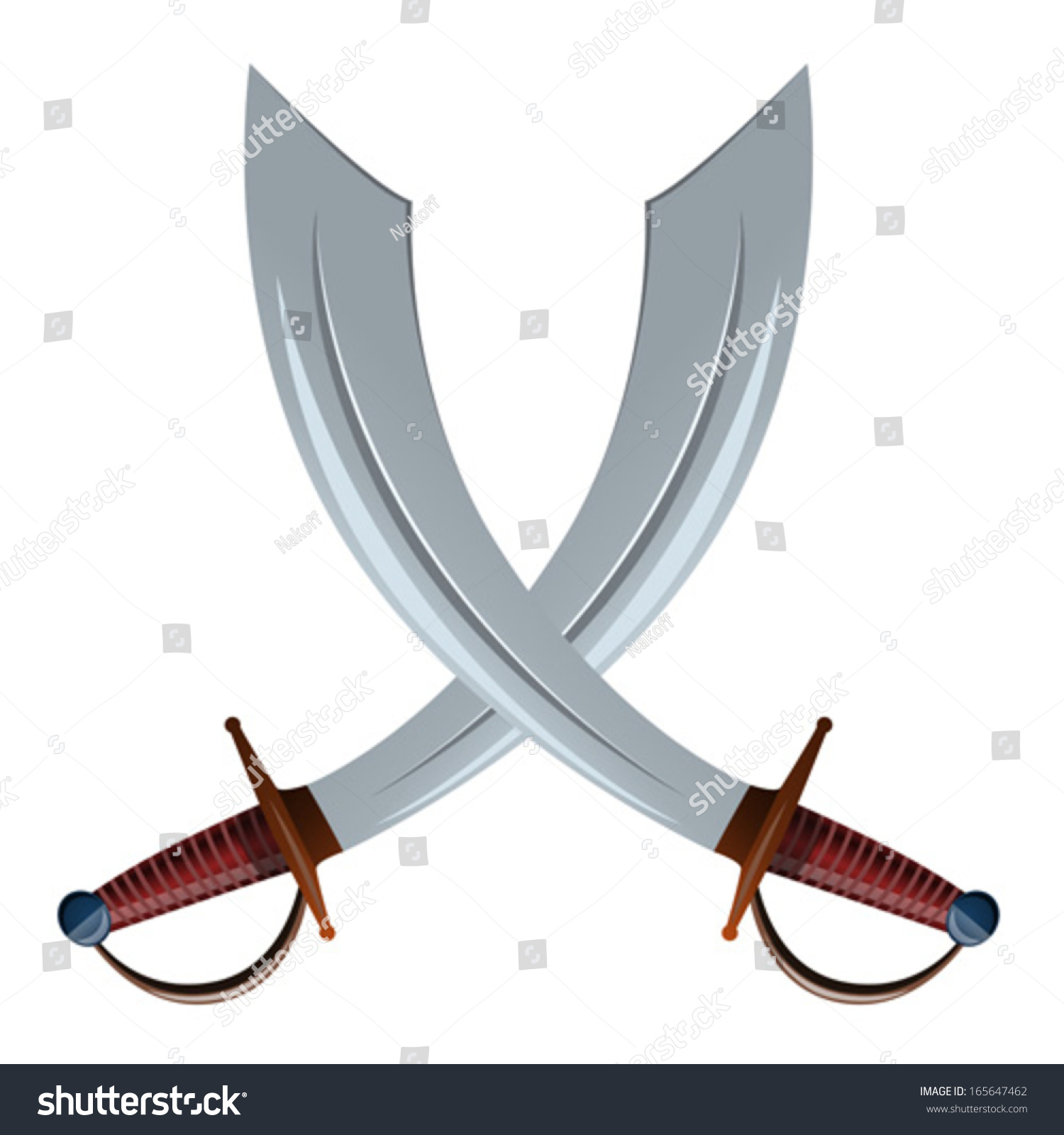Saber Vector Illustration: vetor stock (livre de direitos) 165647462 ...