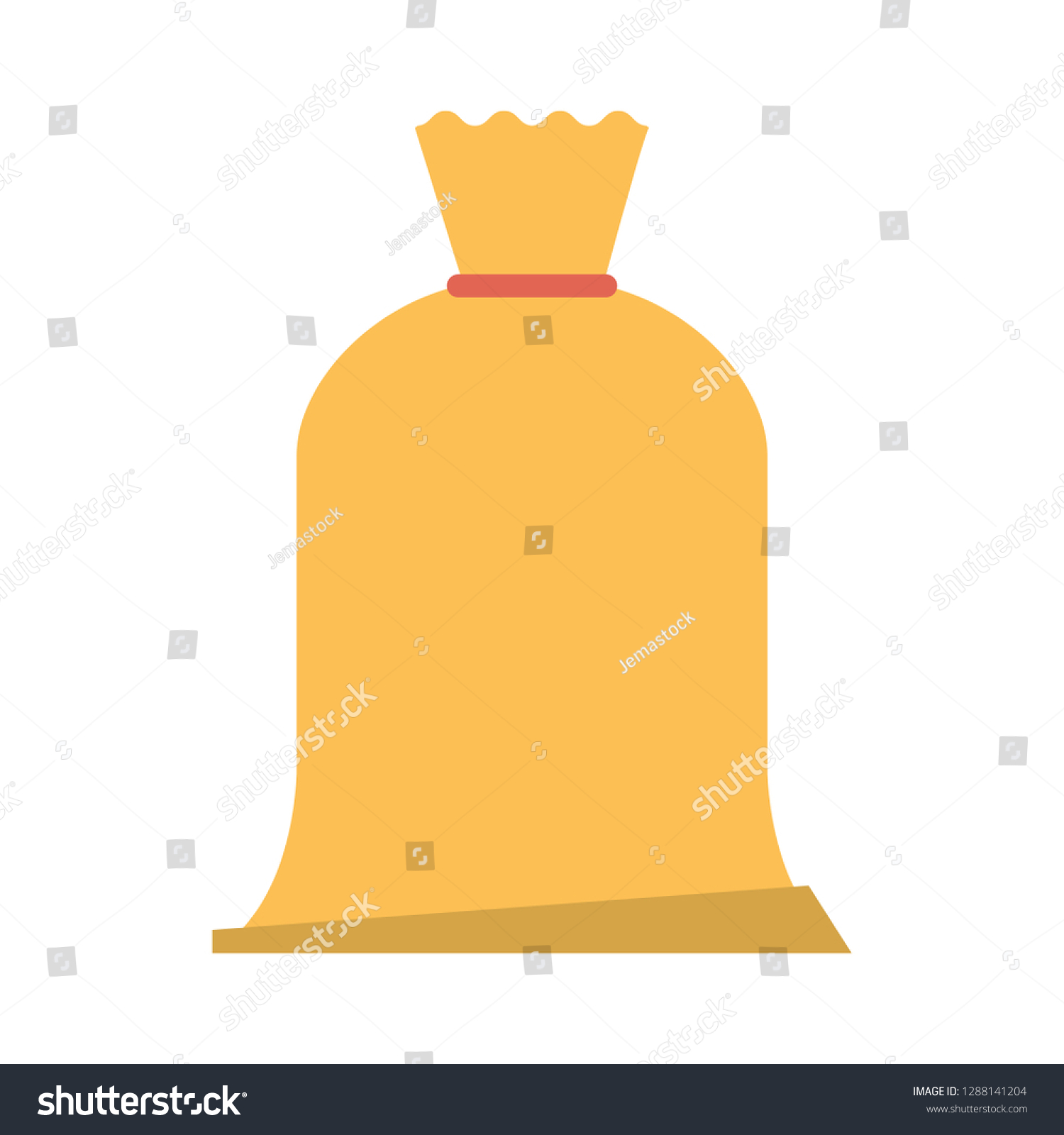 Sack Bag Symbol Stock Vector (Royalty Free) 1288141204 | Shutterstock