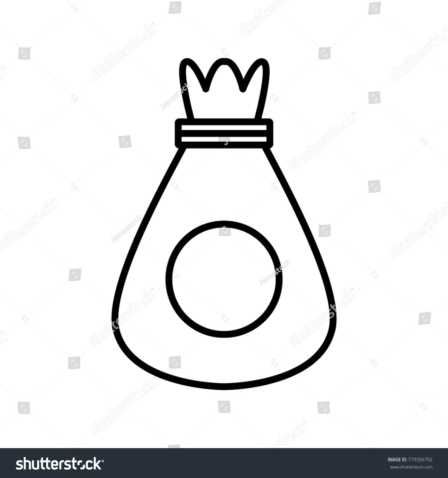 Sack Bag Symbol Stock Vector (Royalty Free) 779356792 | Shutterstock