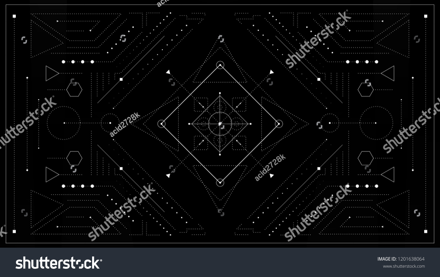 Sacred Geometry Background Vector Illustration Stock Vector (Royalty ...