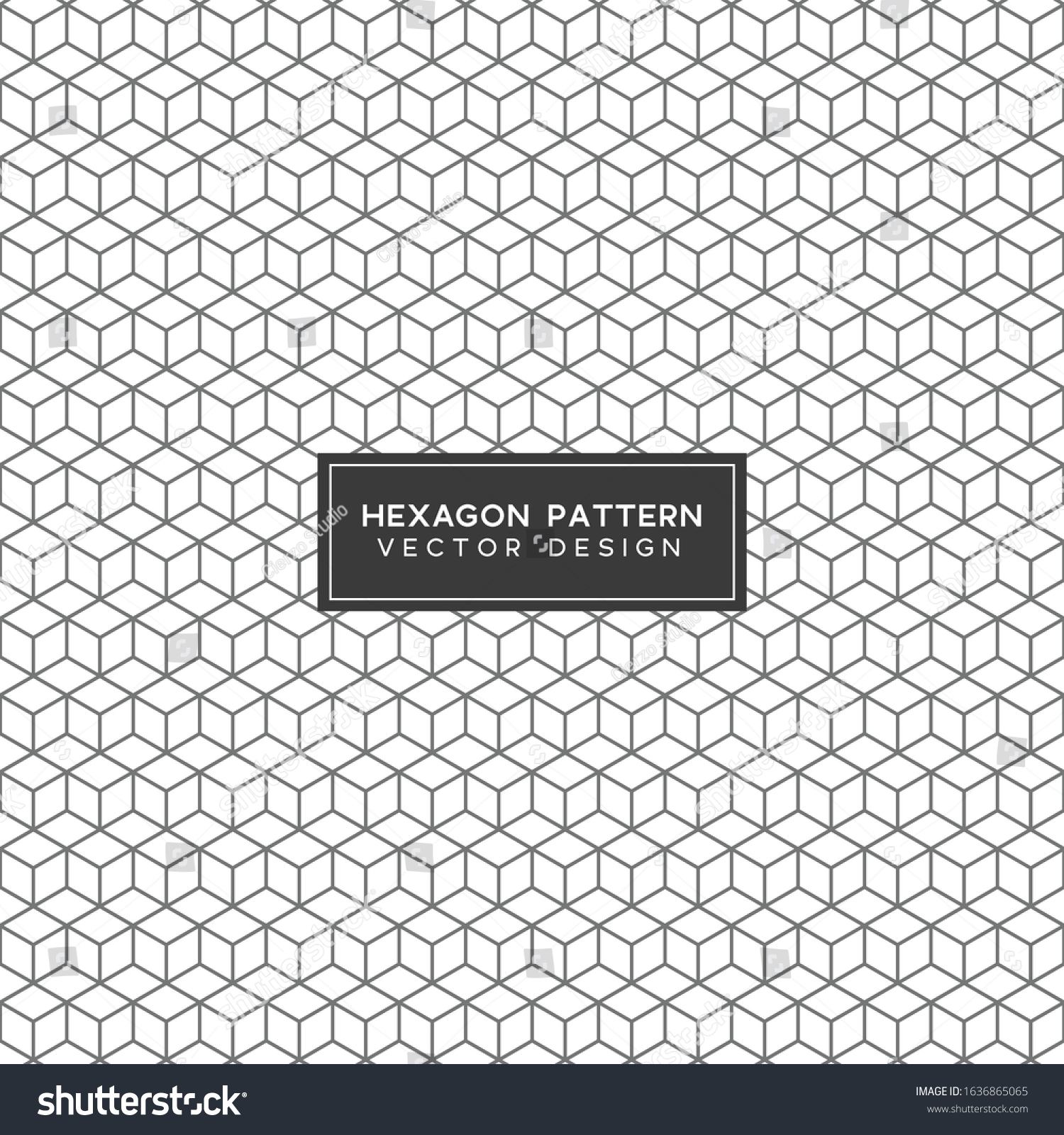 Sacred Geometry Grid Graphic Deco Hexagon Stock Vector (Royalty Free ...