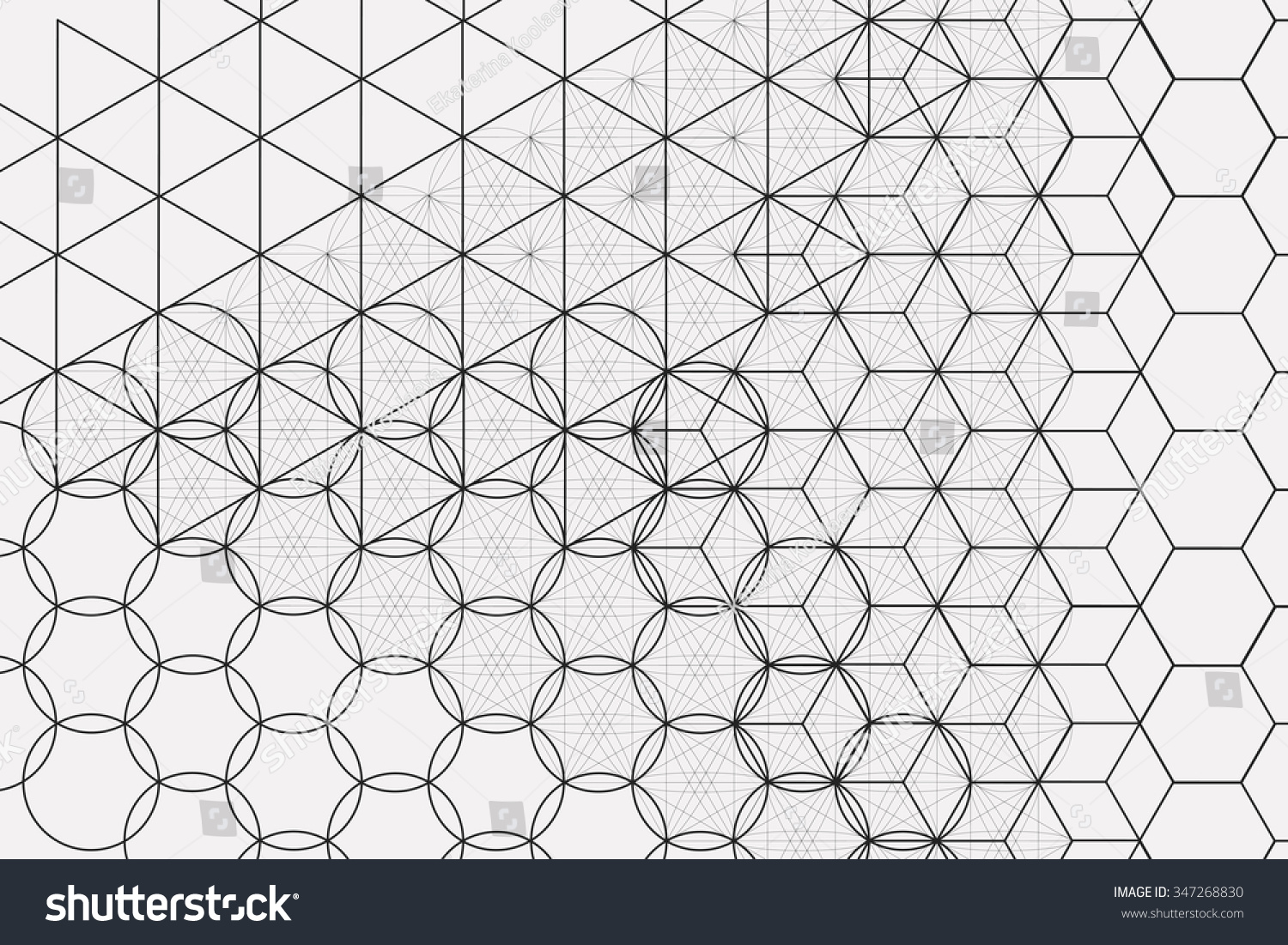 Sacred Geometry Mesh: vector de stock (libre de regalías) 347268830 ...