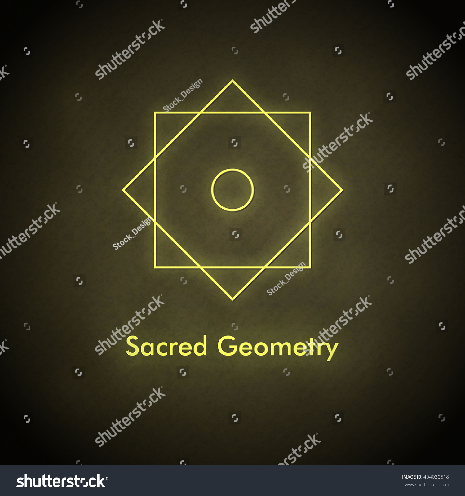 Sacred Geometry Vector Balance Symbol Stock Vector (Royalty Free ...