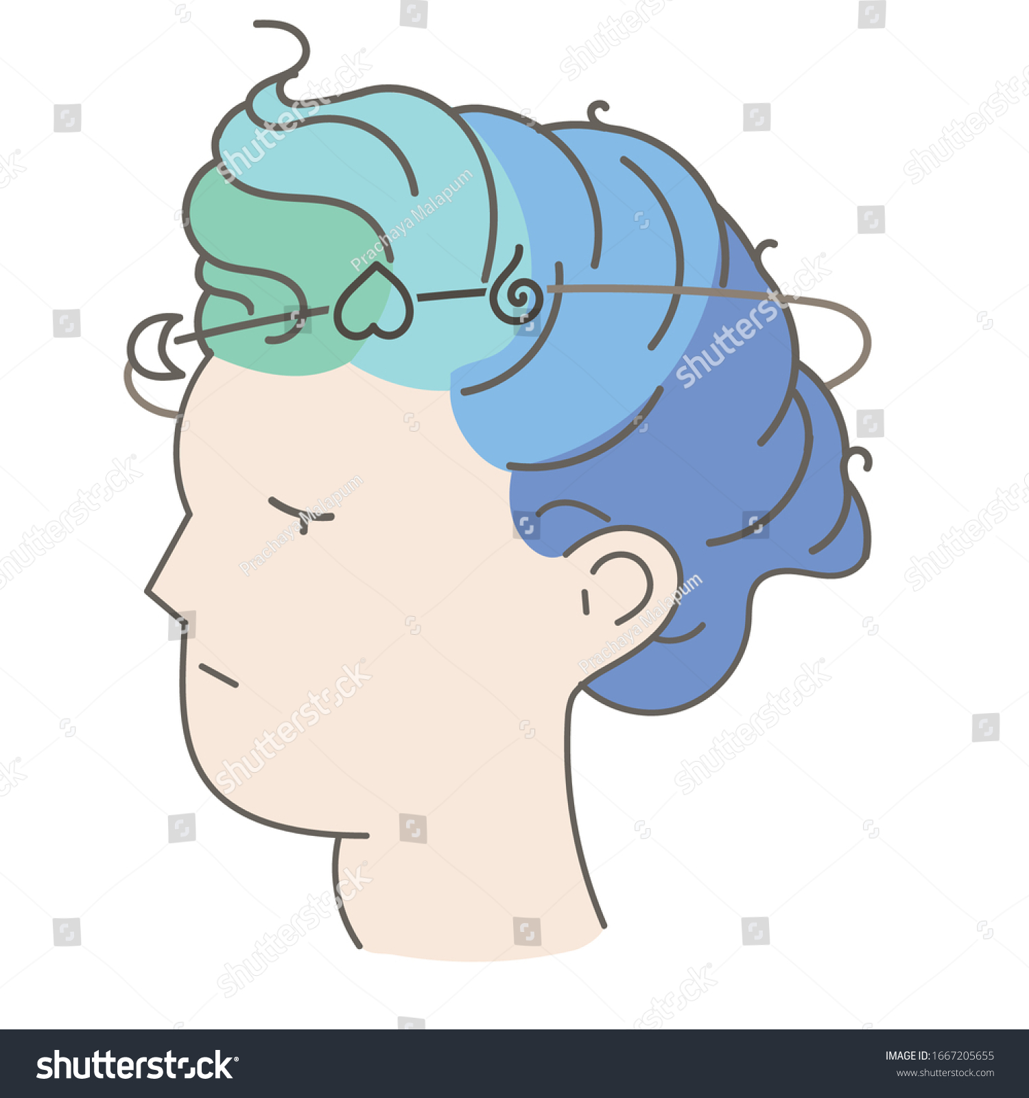 Sad Emotion Illustration Sad Vector Stock Vector (Royalty Free ...