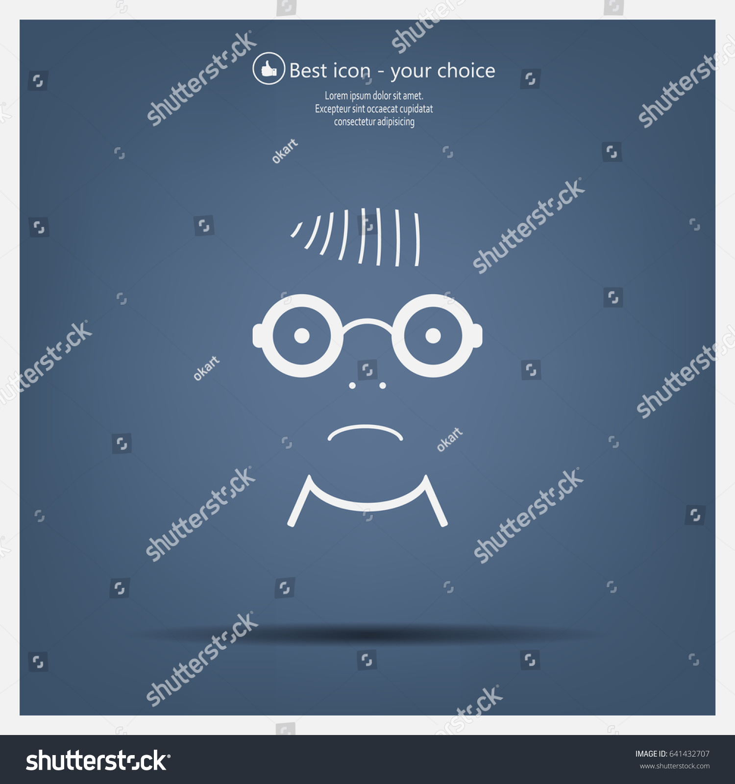 Sad Face Sign Icon Stock Vector (Royalty Free) 641432707 | Shutterstock