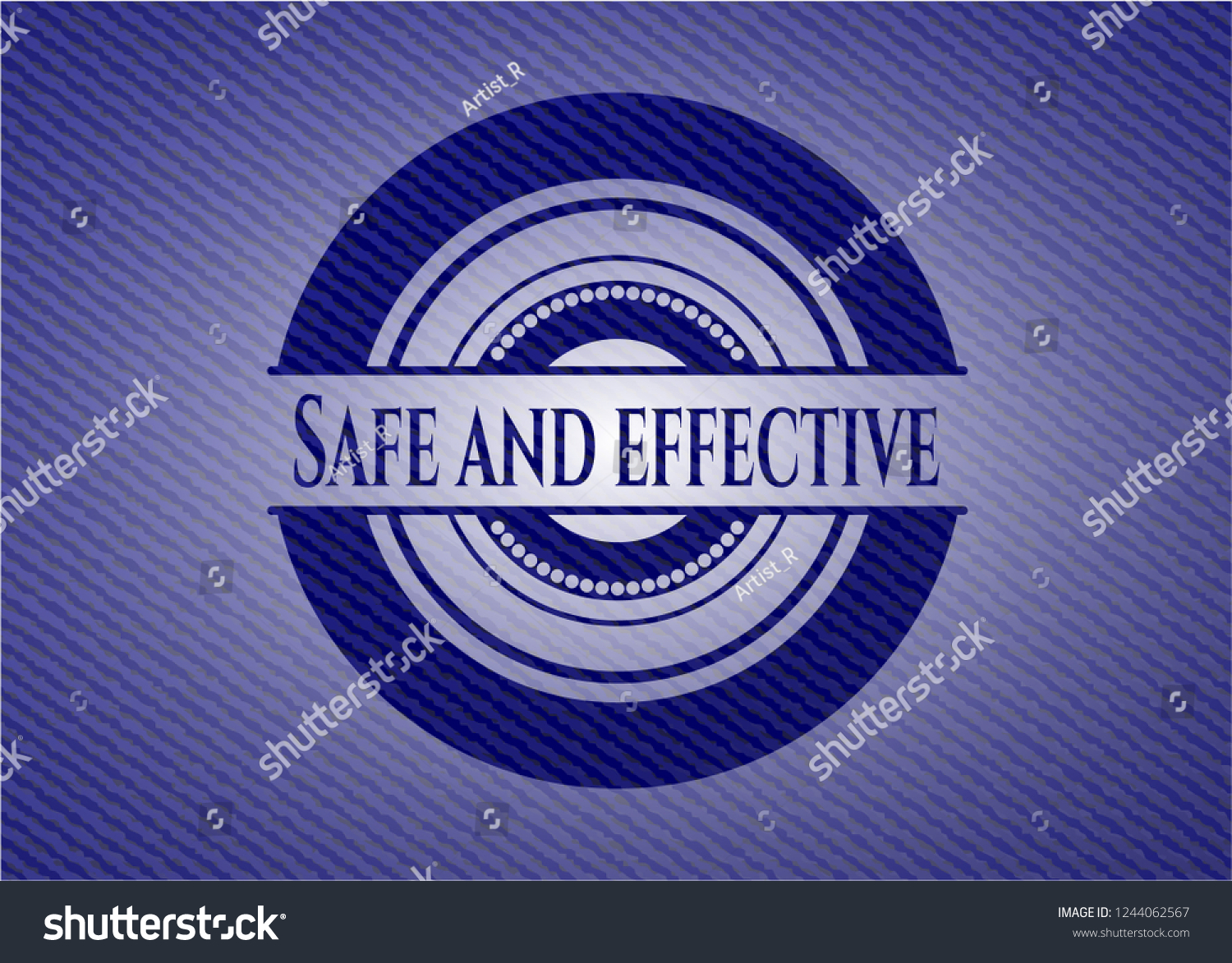 Safe Effective Denim Texture Stock Vector (Royalty Free) 1244062567 ...