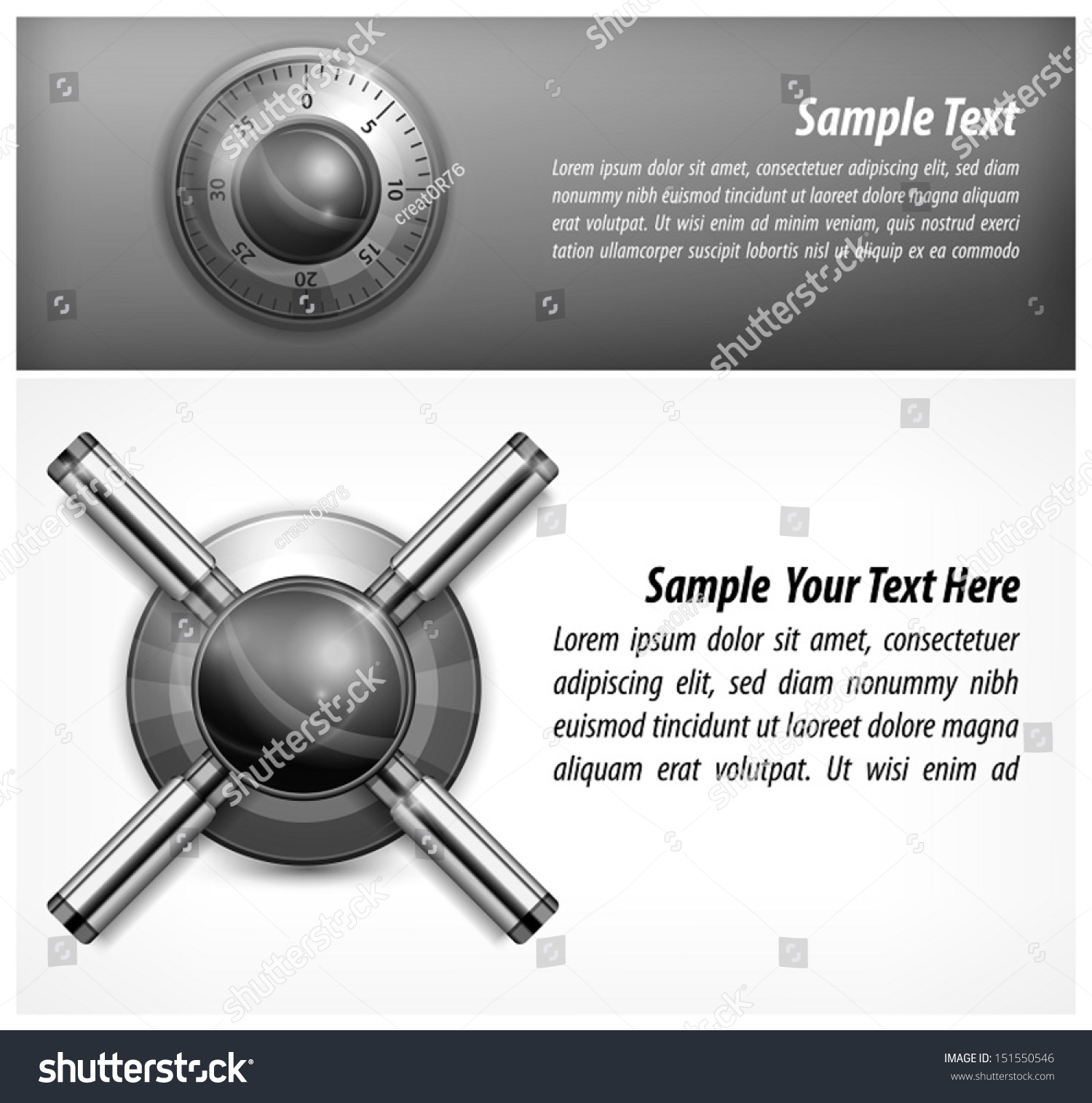 Safe Combination Lock Wheel Text Vector Stock Vector (Royalty Free ...