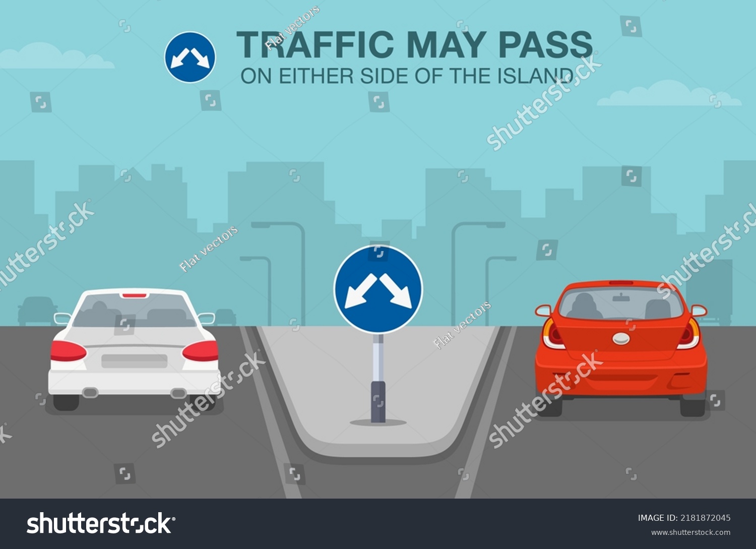 Safe Driving Tips Traffic Regulation Rules Stock Vector (Royalty Free ...