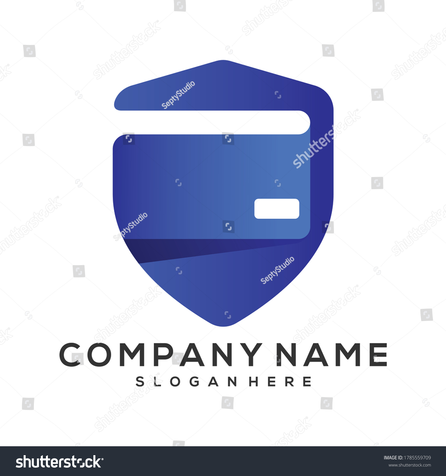 Safe Payment Vector Payment Shield Logo Stock Vector (Royalty Free ...