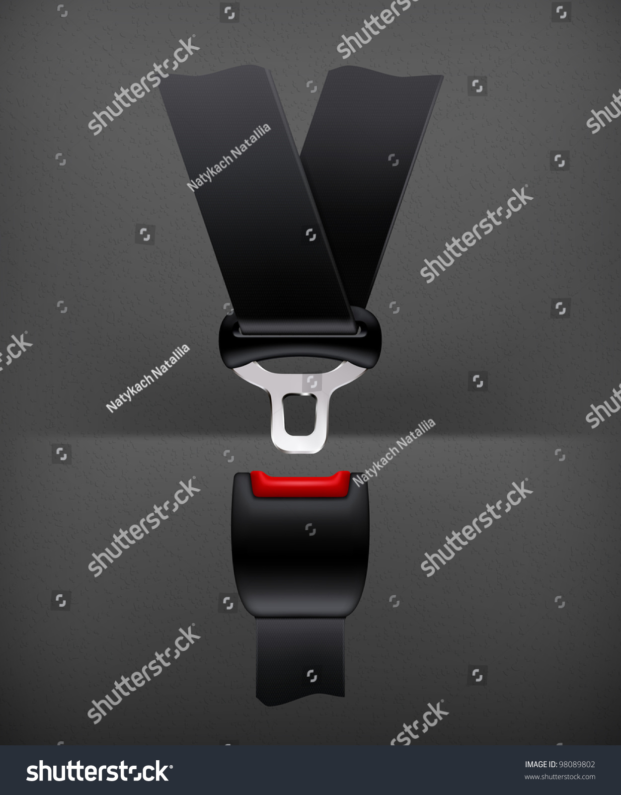 Safety Belt Vector Stock Vector (Royalty Free) 98089802