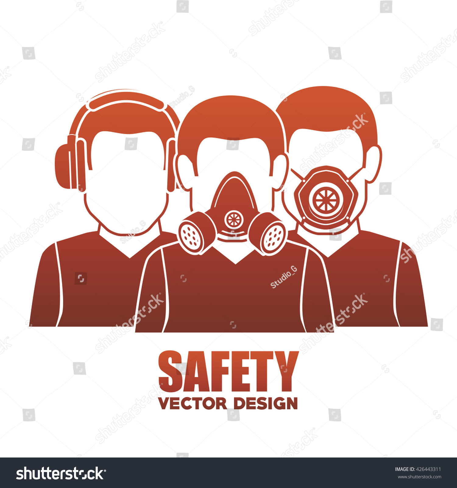 Safety Equipment Design Stock Vector (Royalty Free) 426443311 ...