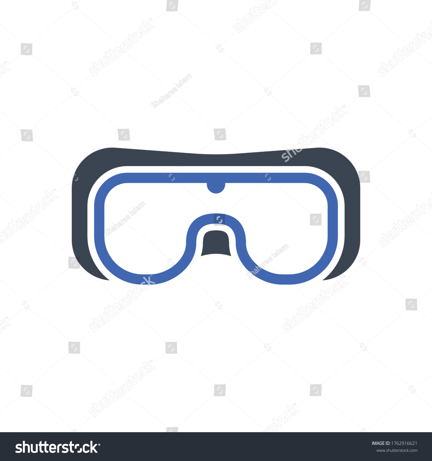 Safety Glass Icon Vector Graphics Stock Vector (Royalty Free ...