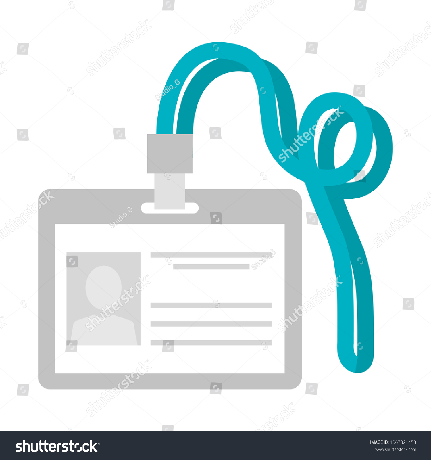 Safety Id Document Icon Stock Vector (Royalty Free) 1067321453