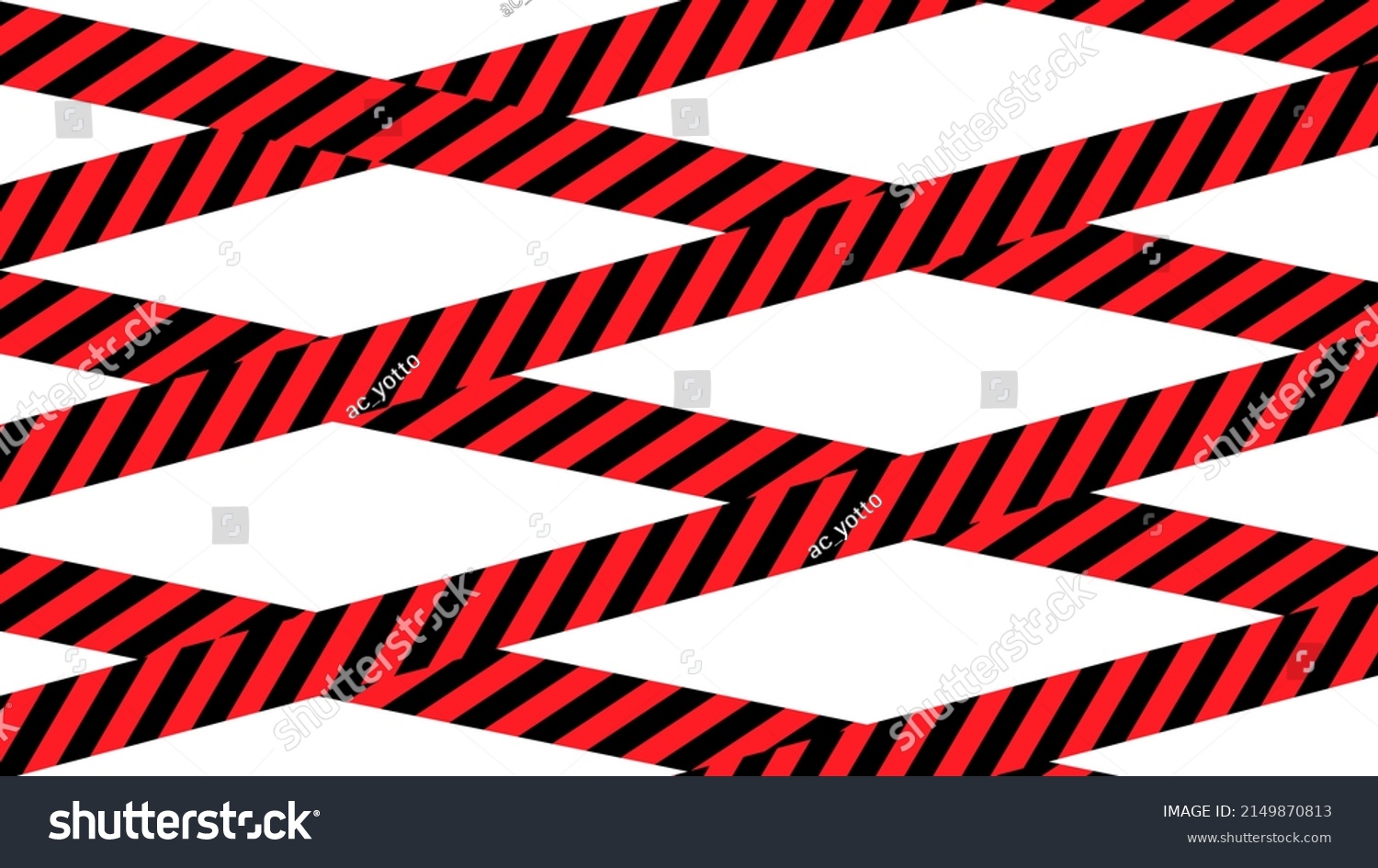 Safety Stripe Tape Vector Background Stock Vector (Royalty Free ...