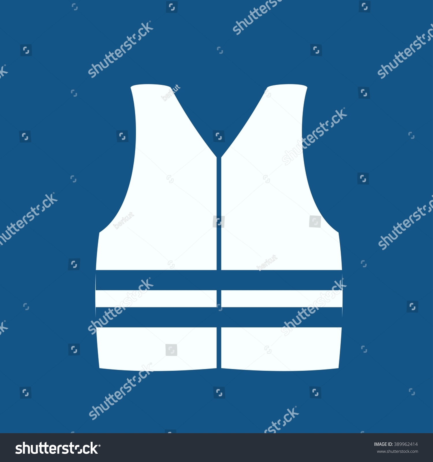Safety Vest Icon Stock Vector (Royalty Free) 389962414 | Shutterstock