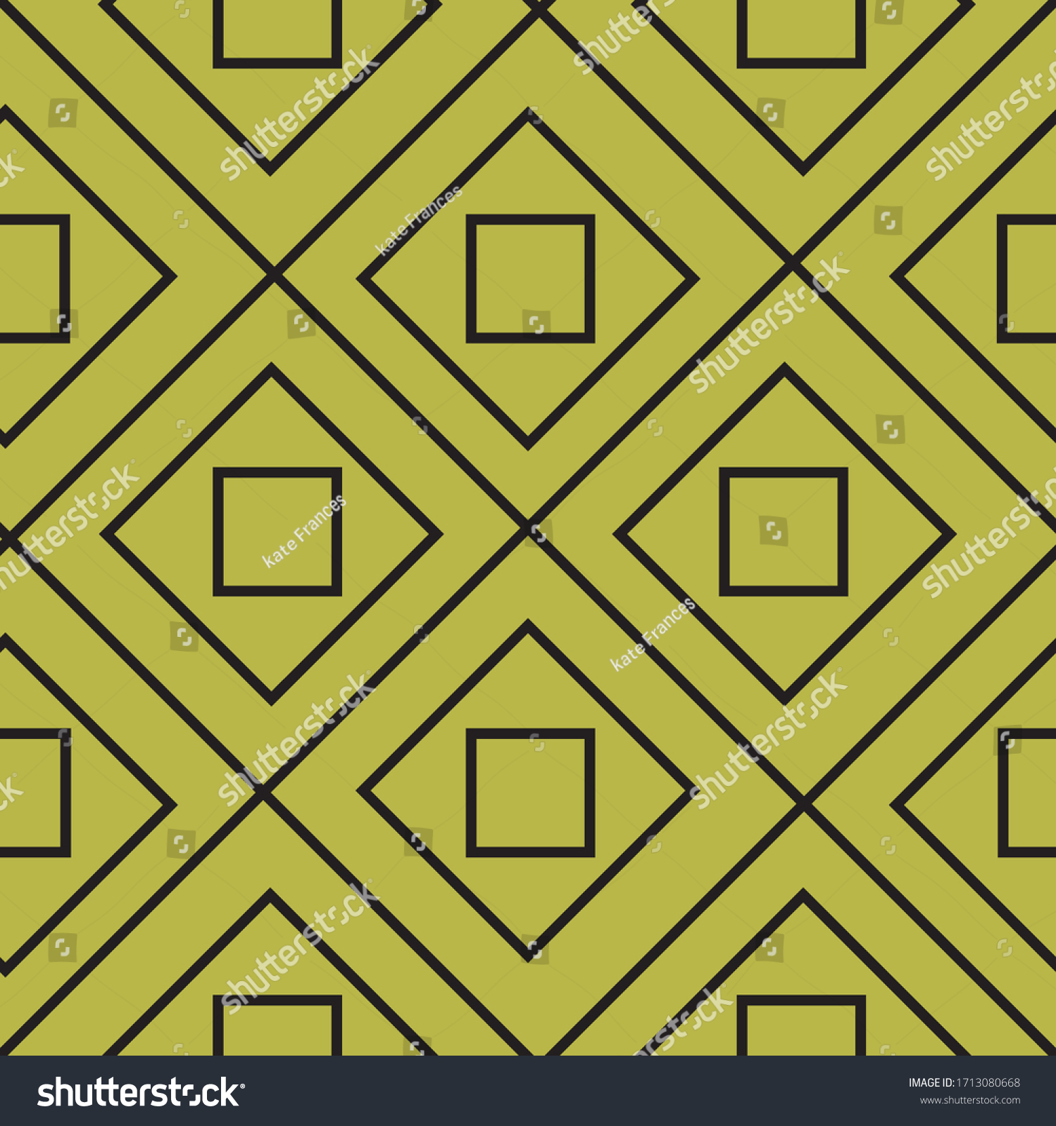 Sage Green Geometric Squares Pattern Stock Vector (Royalty Free ...