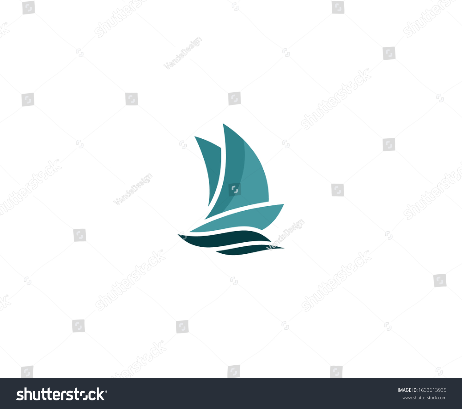 Sailing Logo Sail Ship Vector Stock Vector (Royalty Free) 1633613935 ...