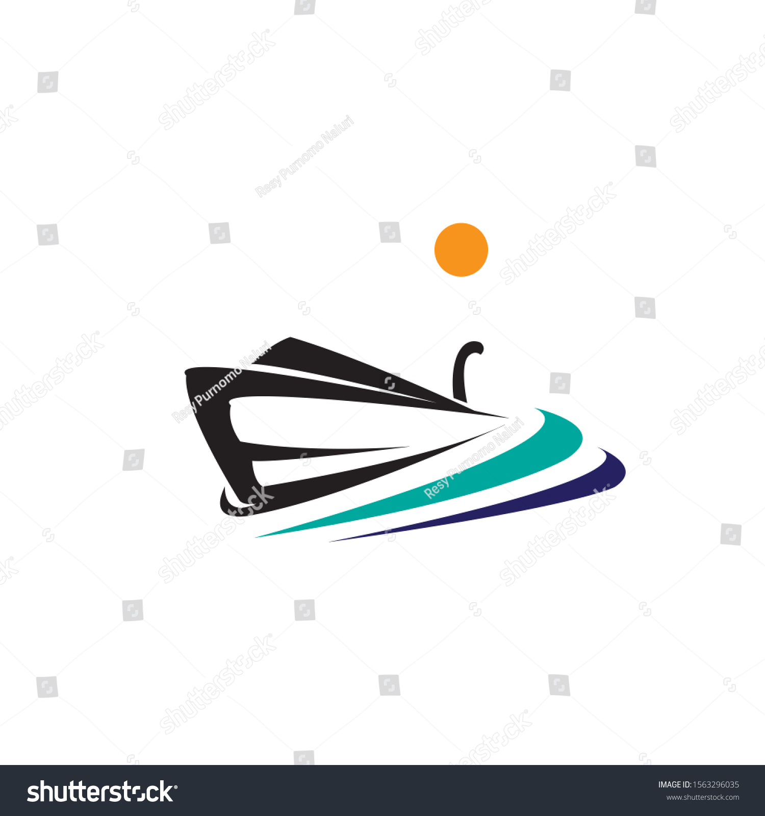 Sailing Ship Logo Sailing Ship Vector Stock Vector (Royalty Free ...