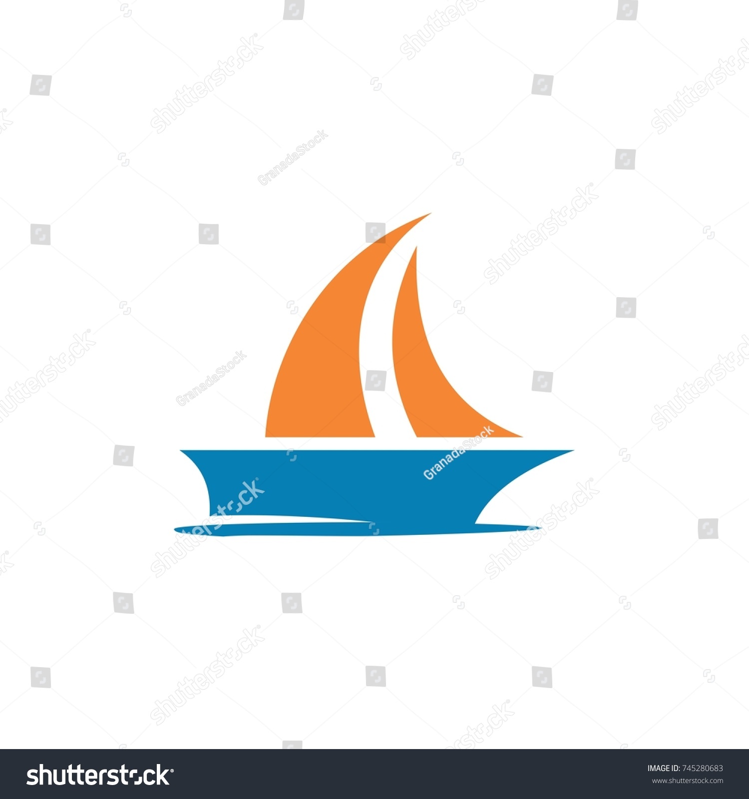 Sails Logo Vector Stock Vector (Royalty Free) 745280683 | Shutterstock