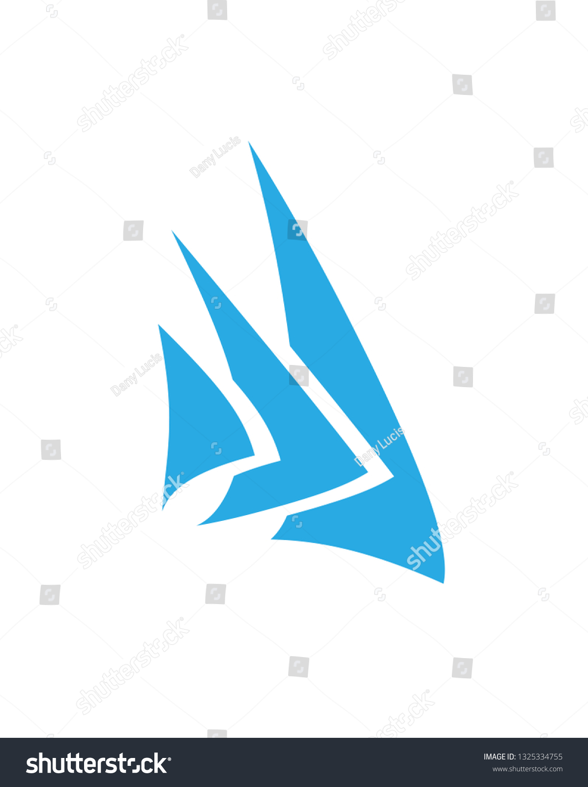 Sails Vector Symbol Icon Logo: vector de stock (libre de regalías ...