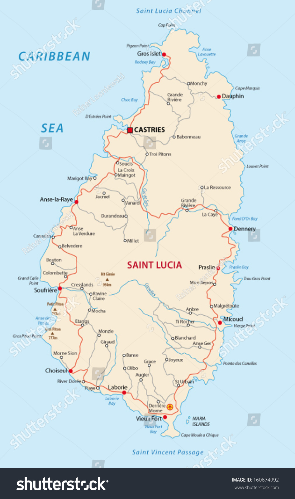 2.755 Map saint lucia Bilder, Stockfotos und Vektorgrafiken | Shutterstock