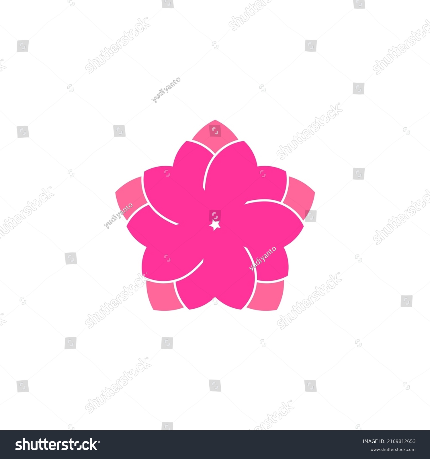 Sakura Japan Logo Vector Template Stock Vector (Royalty Free ...