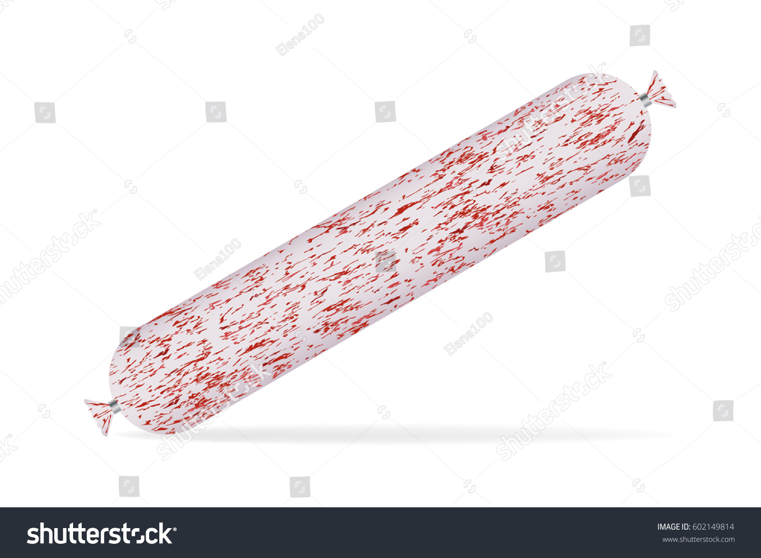 Salami Stick Vector Design Stock Vector (Royalty Free) 602149814