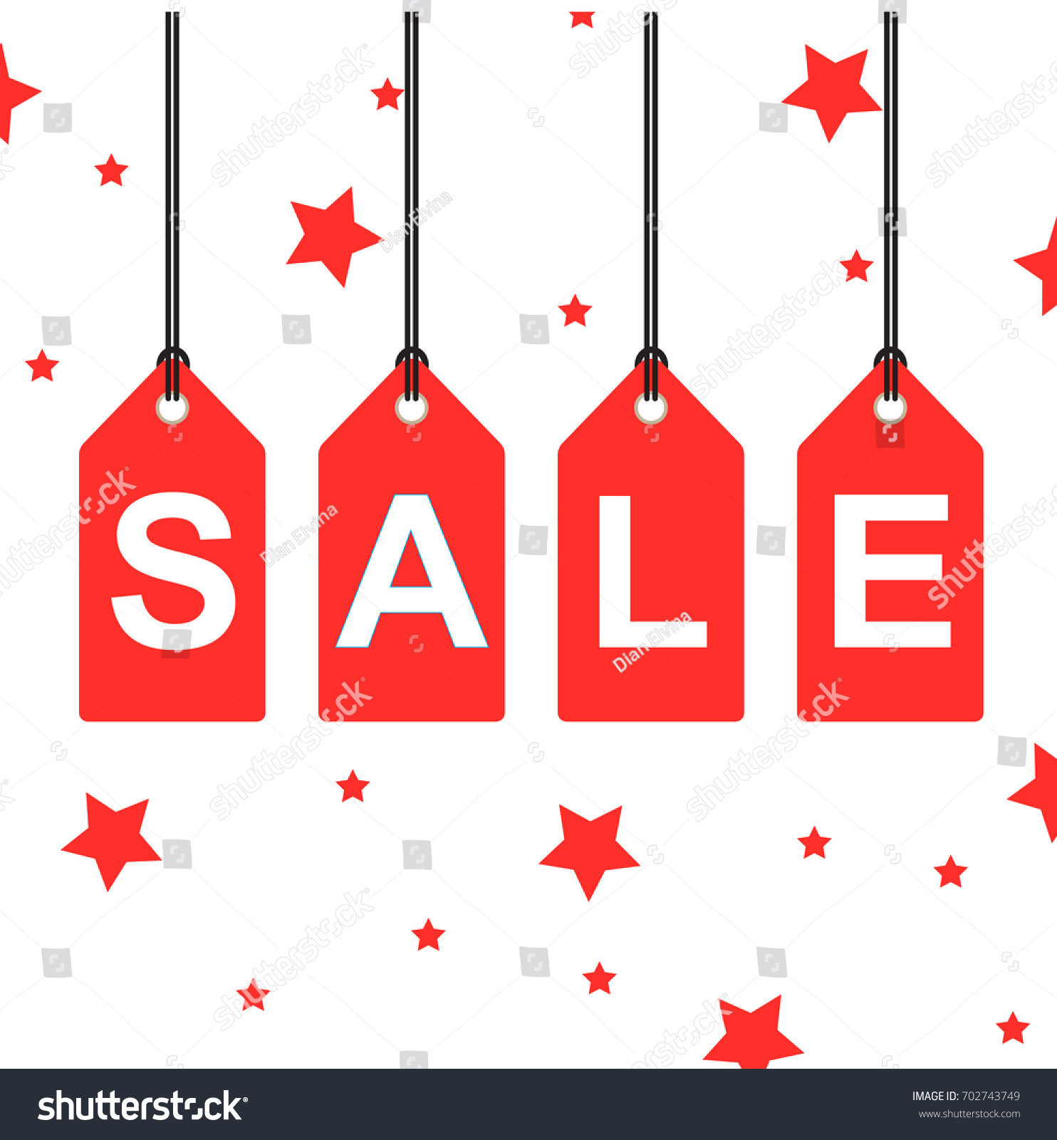 Sale Sign Background Vector Stock Vector (Royalty Free) 702743749