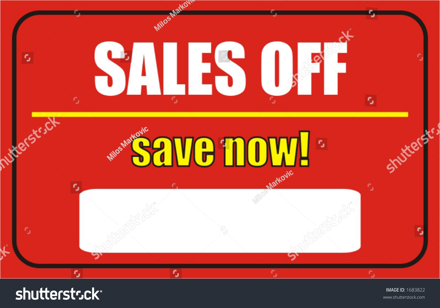 Sales Off Vector Illustration Stock Vector (Royalty Free) 1683822 ...