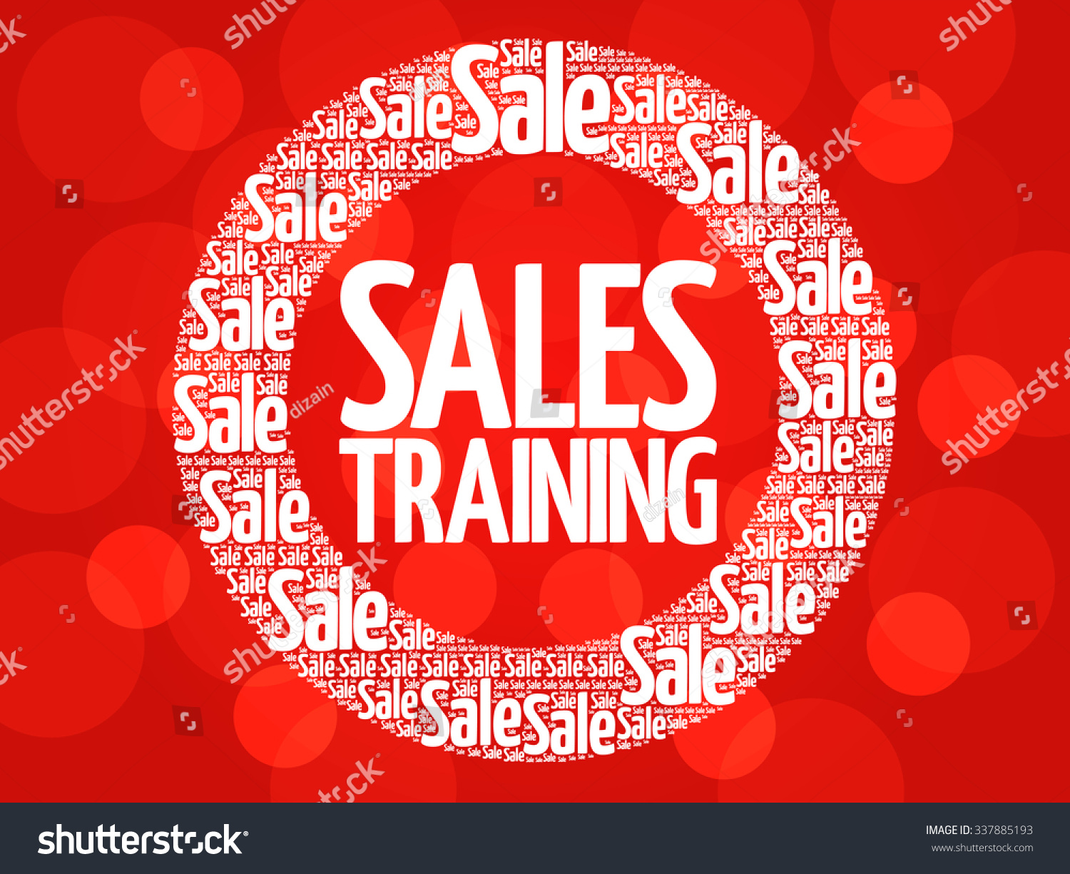 Sales Training Vector Words Cloud Business Stock Vector (Royalty Free ...