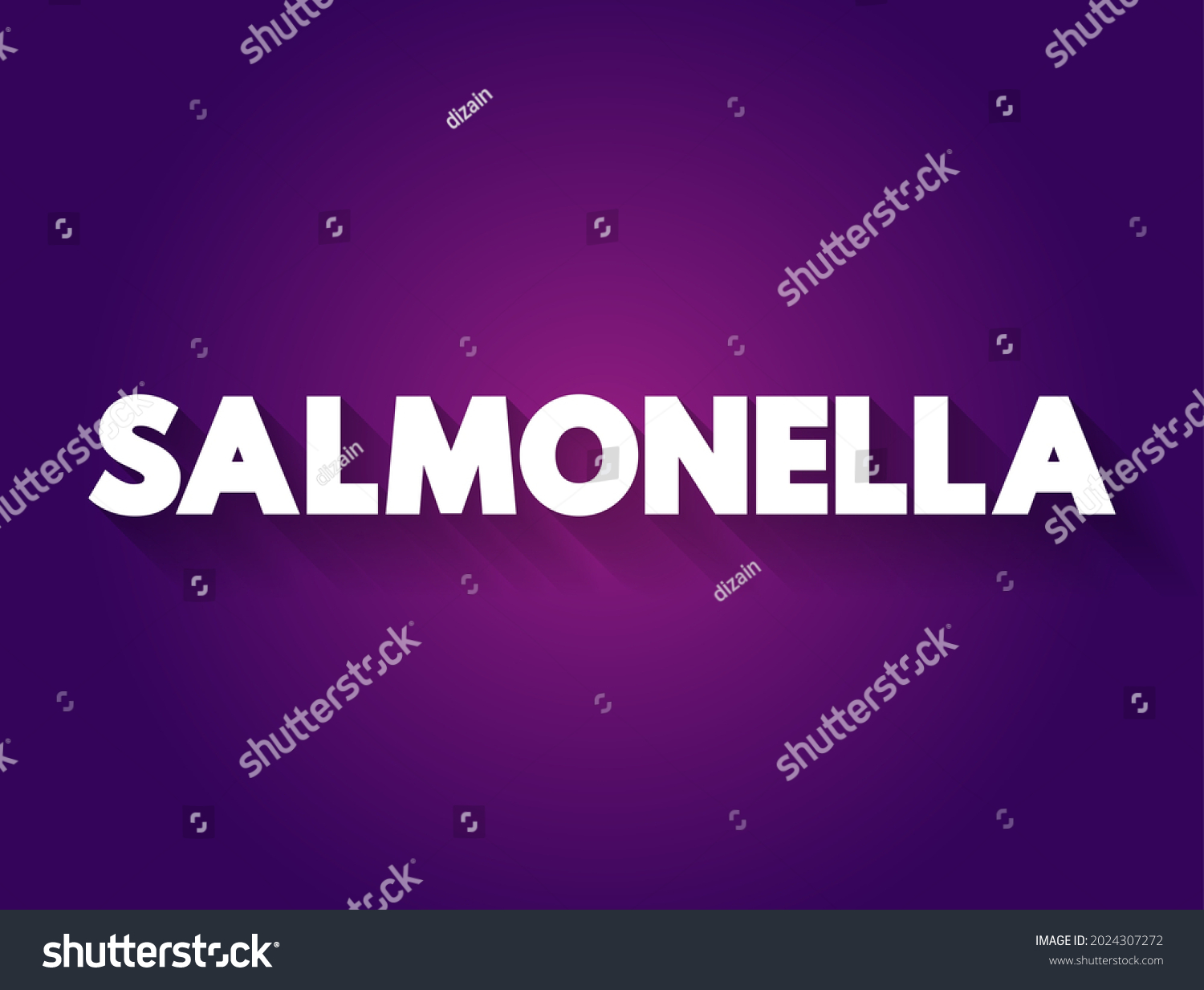 Salmonella Text Quote Concept Background Stock Vector (Royalty Free ...