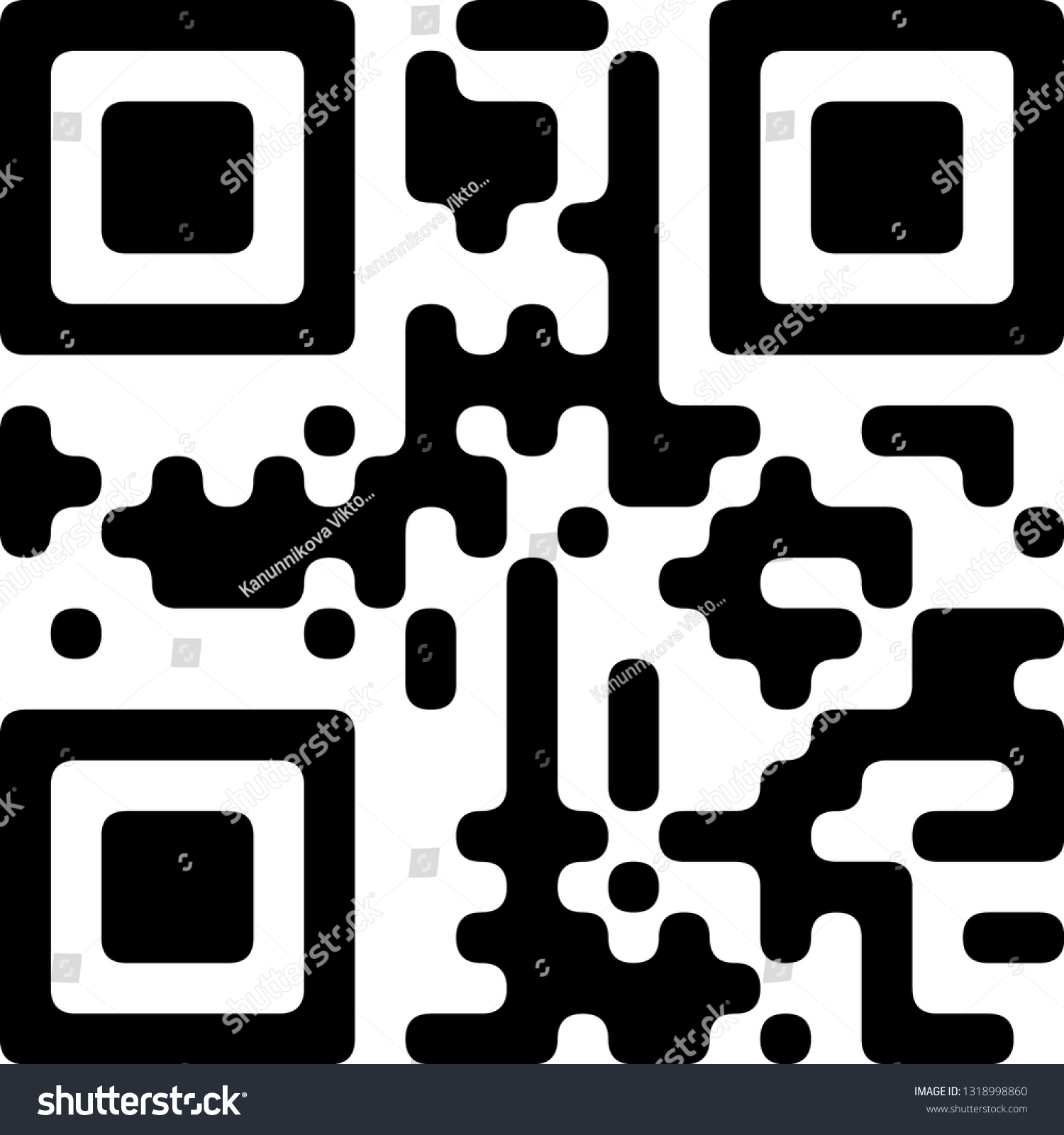 Sample Qr Code Ready Scan Smart Stock Vector (Royalty Free) 1318998860 ...