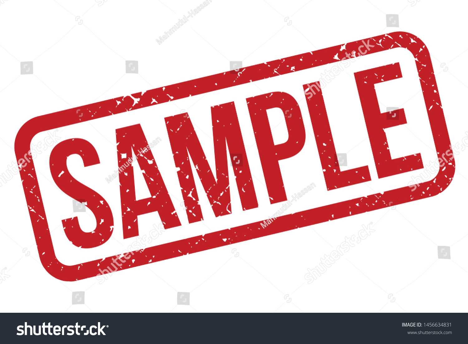 Sample Rubber Stamp Sample Rubber Grunge Stock Vector (Royalty Free ...