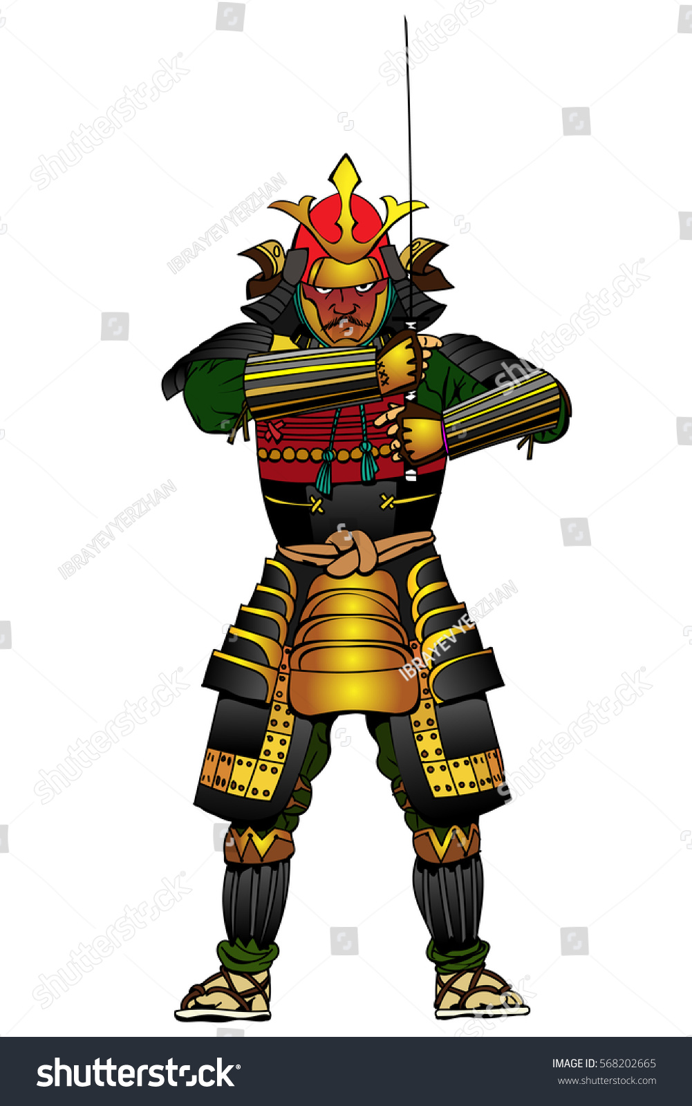 Samuraivector Illustration: เวกเตอร์สต็อก (ปลอดค่าลิขสิทธิ์) 568202665 ...
