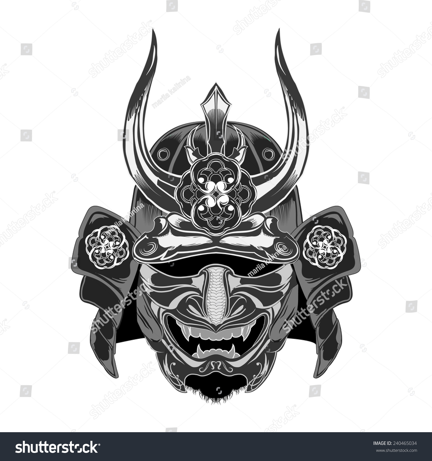 Japanese Samurai Vector