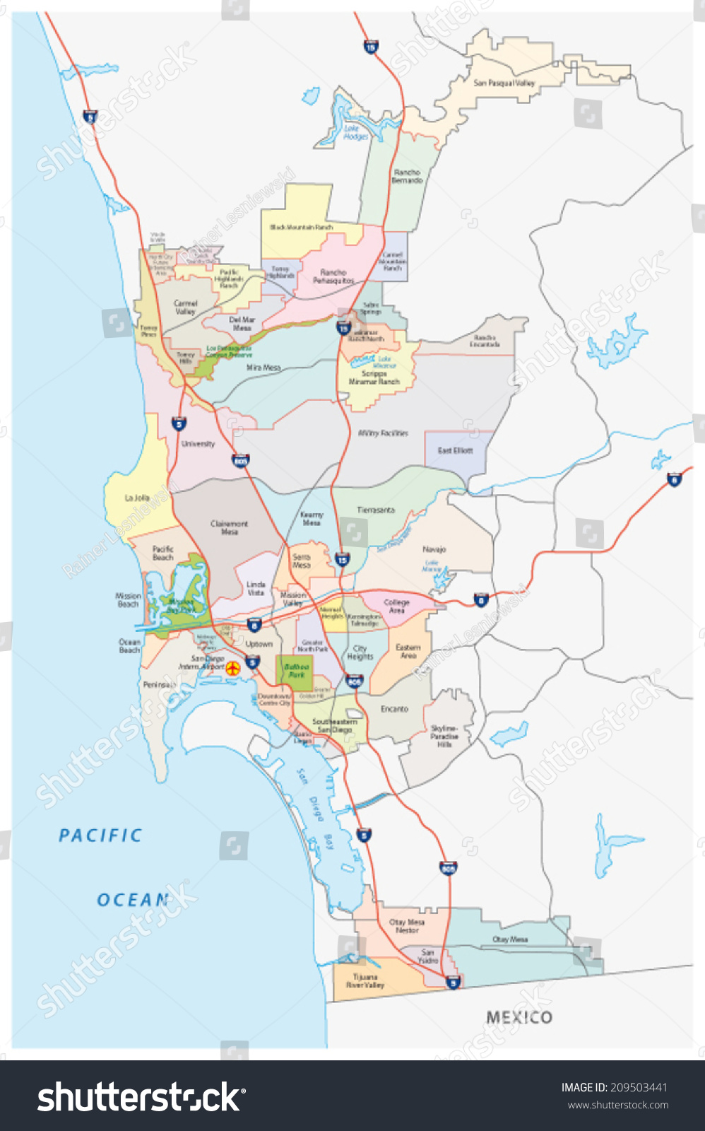 3,010 San diego map Images, Stock Photos & Vectors | Shutterstock