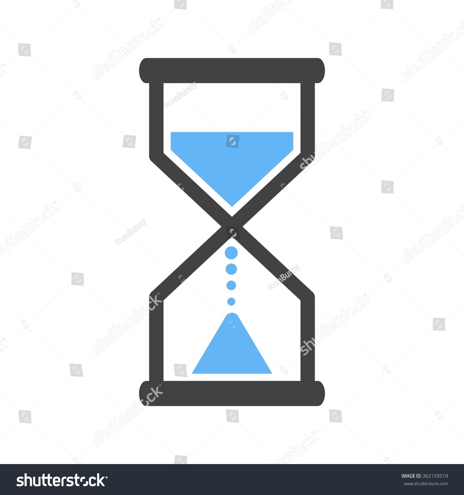 Sand Glass Stock Vector (Royalty Free) 362159519