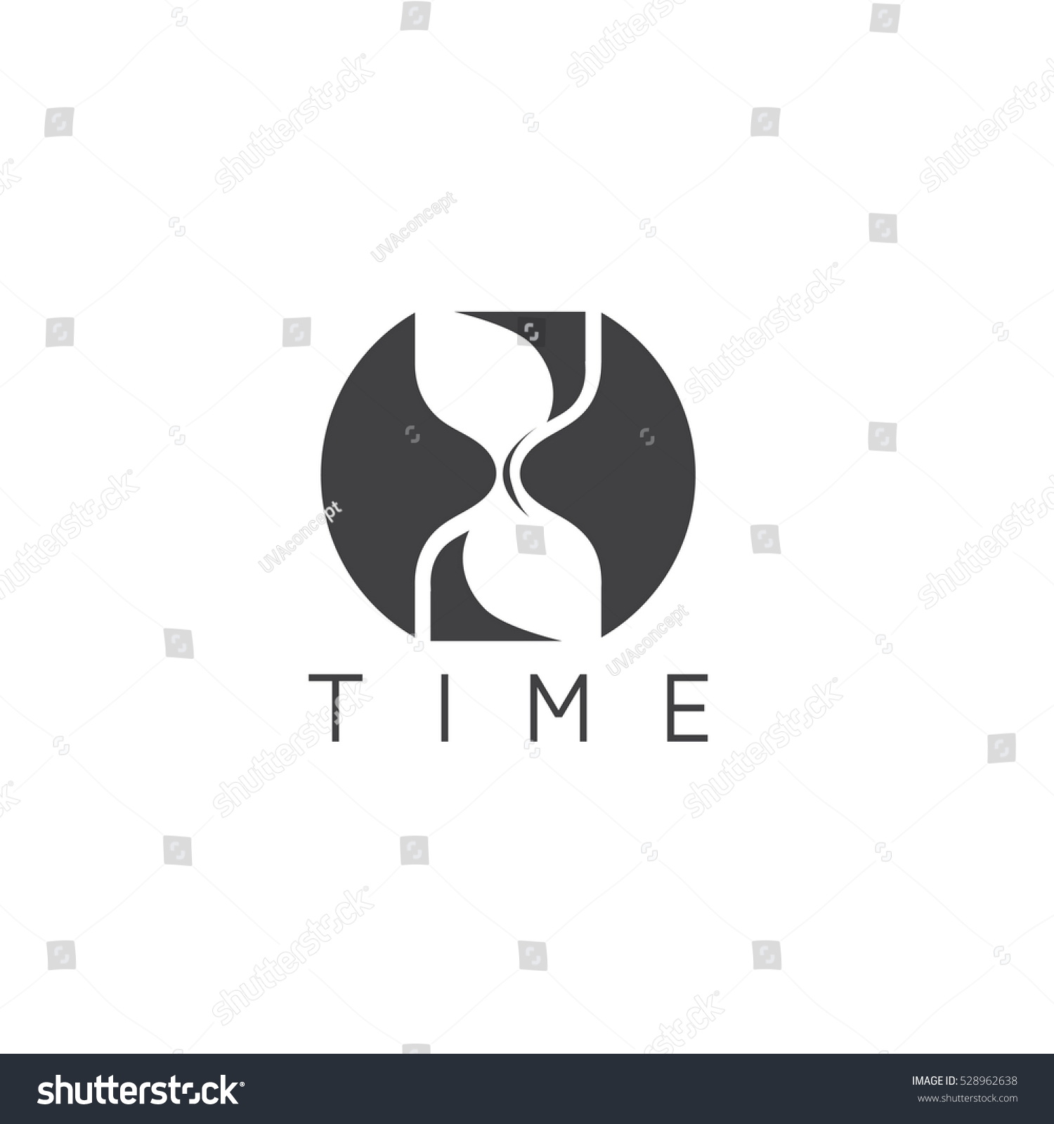 Sandglass Concept Simple Icon Vector Design Stock Vector Royalty Free 528962638