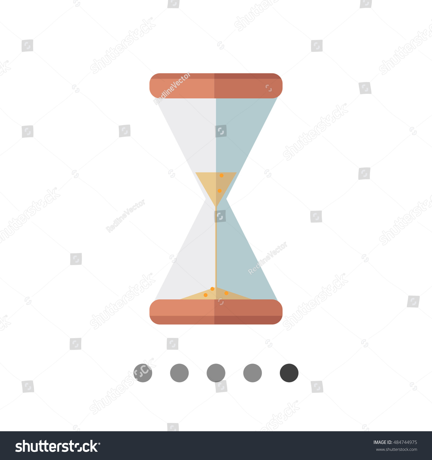 Sandglass Icon Stock Vector (Royalty Free) 484744975 | Shutterstock