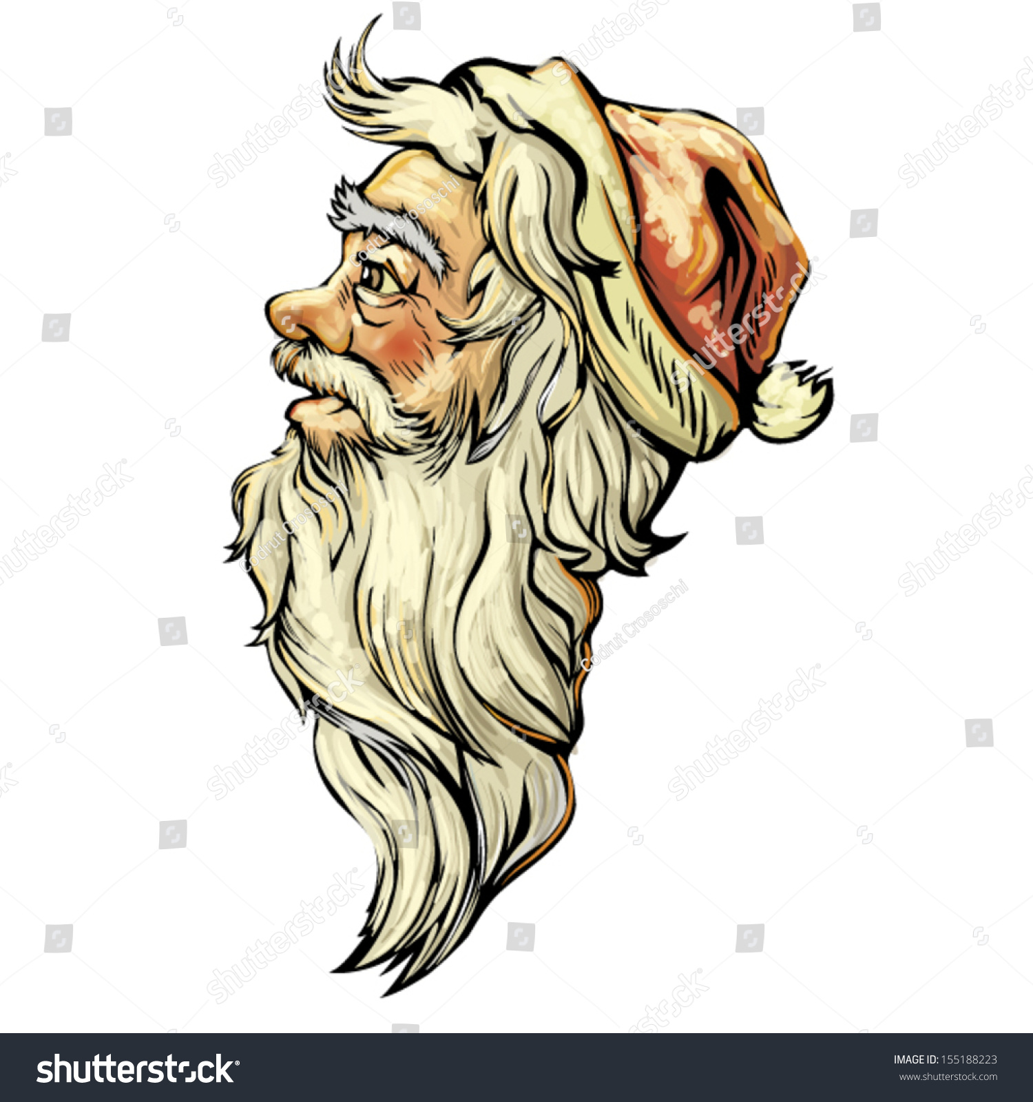 Santa Claus Stock Vector (Royalty Free) 155188223 | Shutterstock