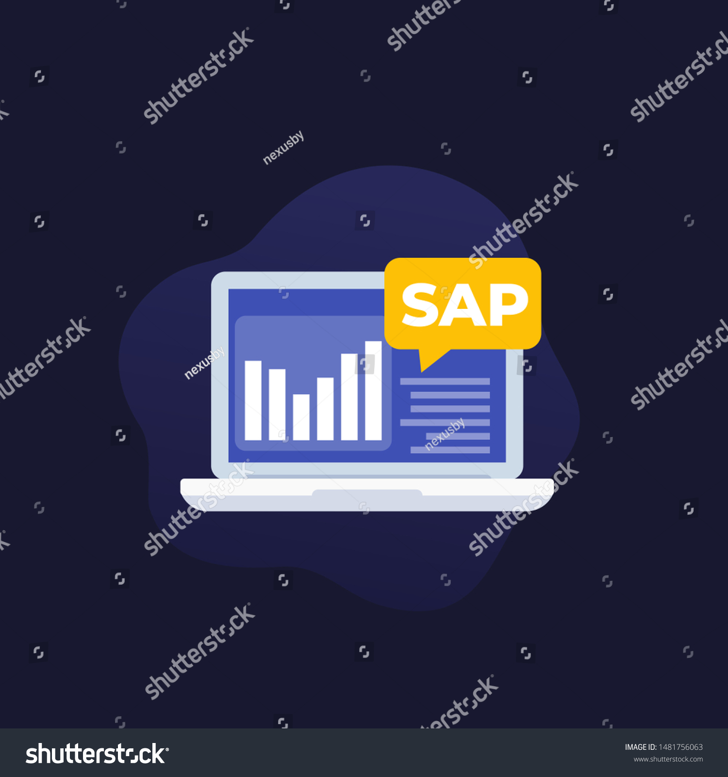 Sap Business Automation Software Vector Icon Stock Vector (Royalty Free ...