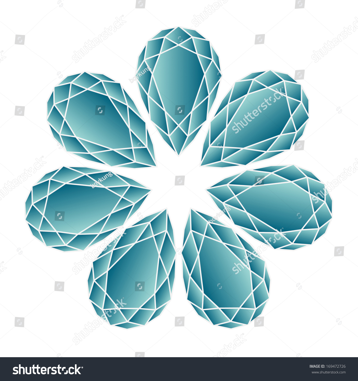 Sapphire Vector Illustration Stock Vector (Royalty Free) 169472726 ...