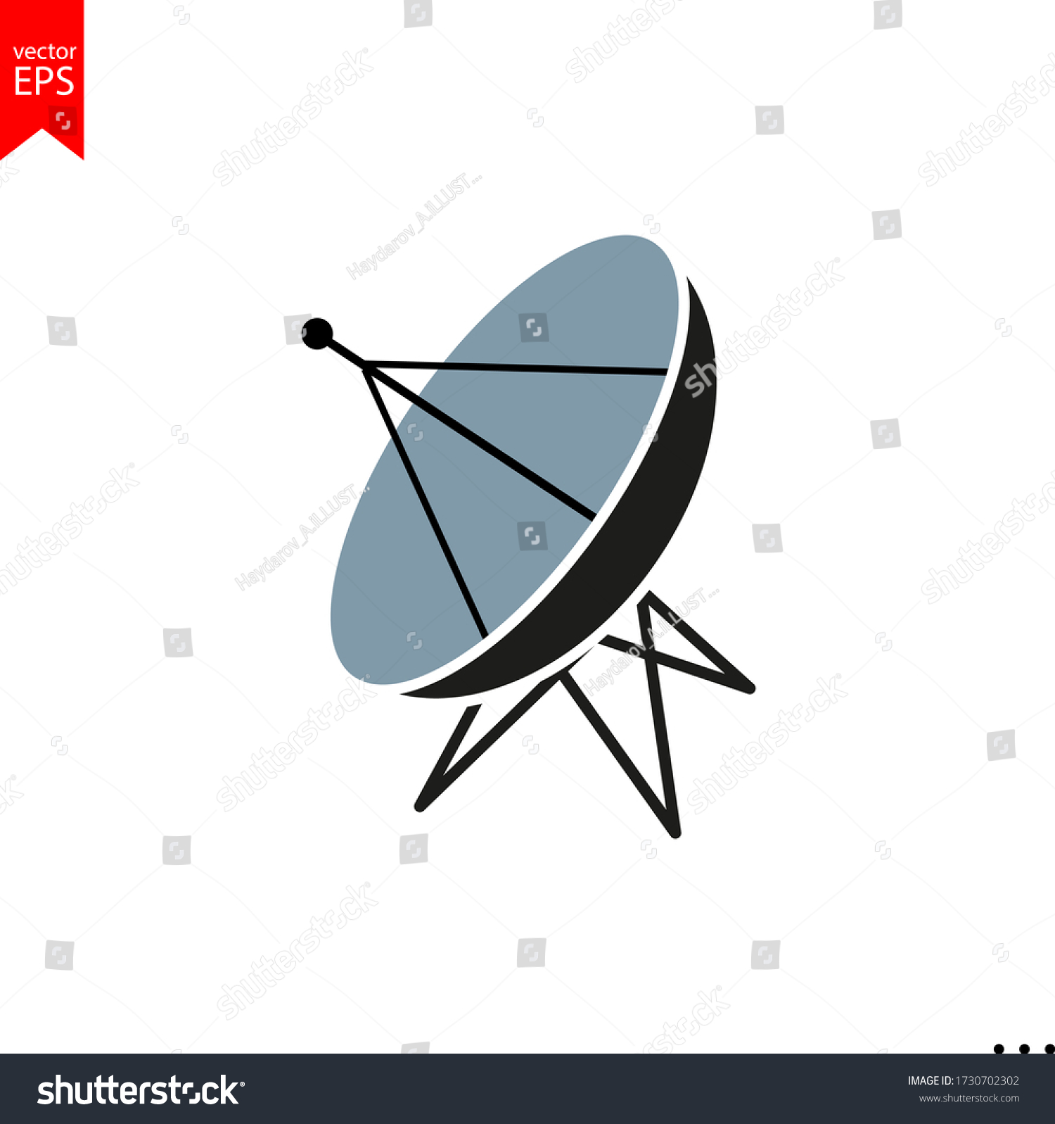 Satellite Gps Icon Vector Satellite Stock Vector (Royalty Free ...