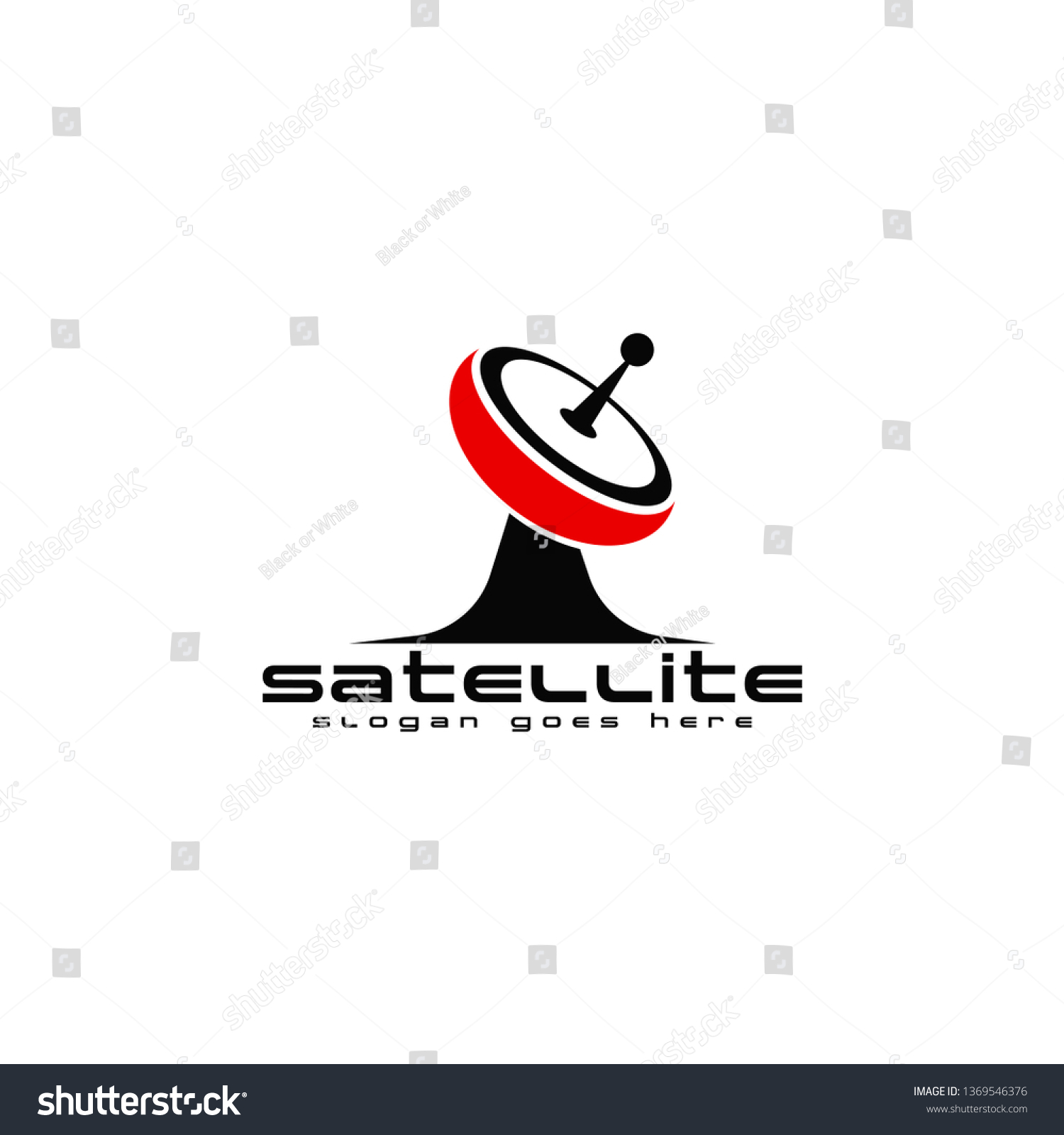 Satellite Logo Design Stock Vector (Royalty Free) 1369546376 | Shutterstock