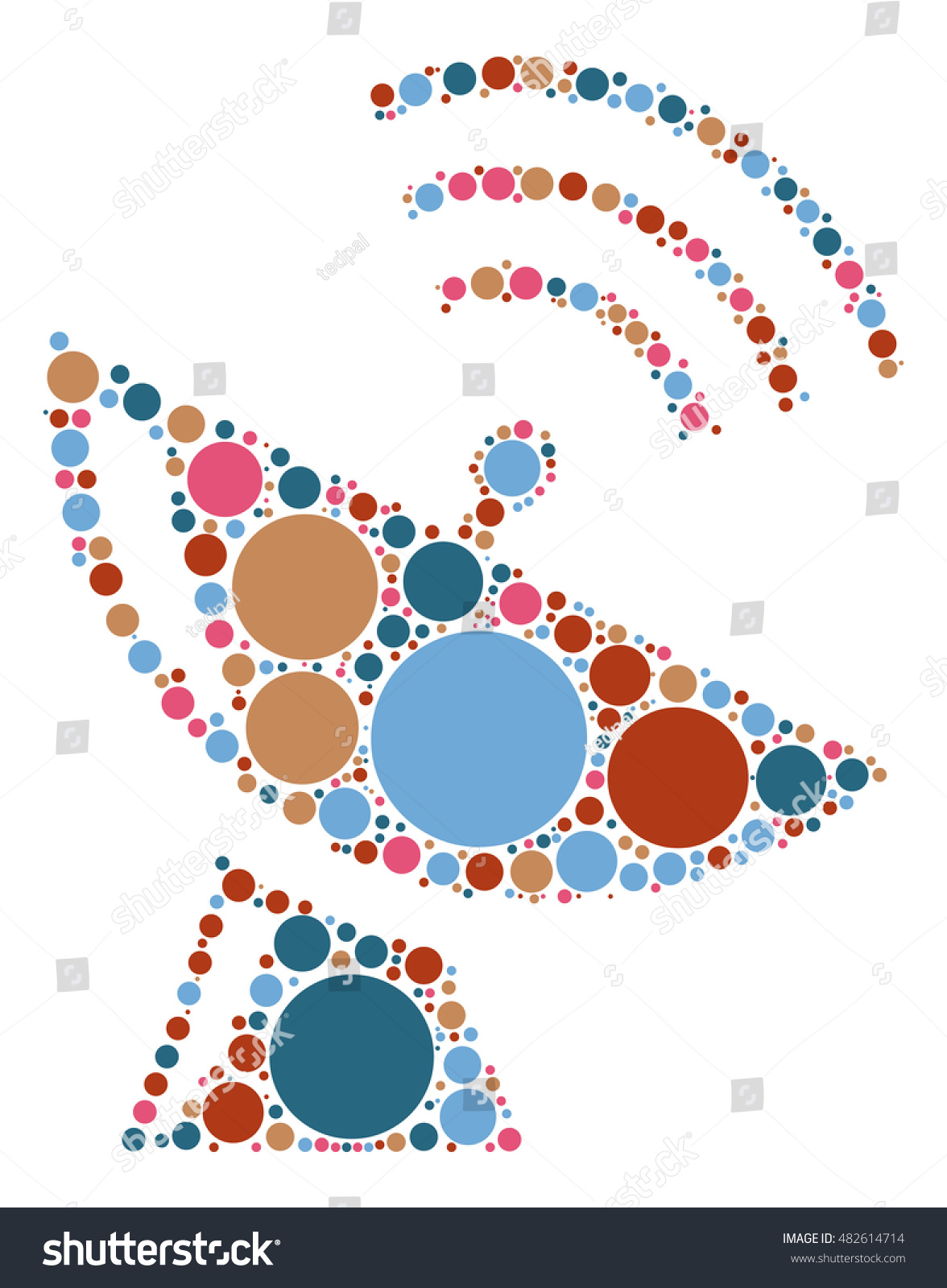 Satellite Radar Shape Vector Design By Stock Vector (Royalty Free ...