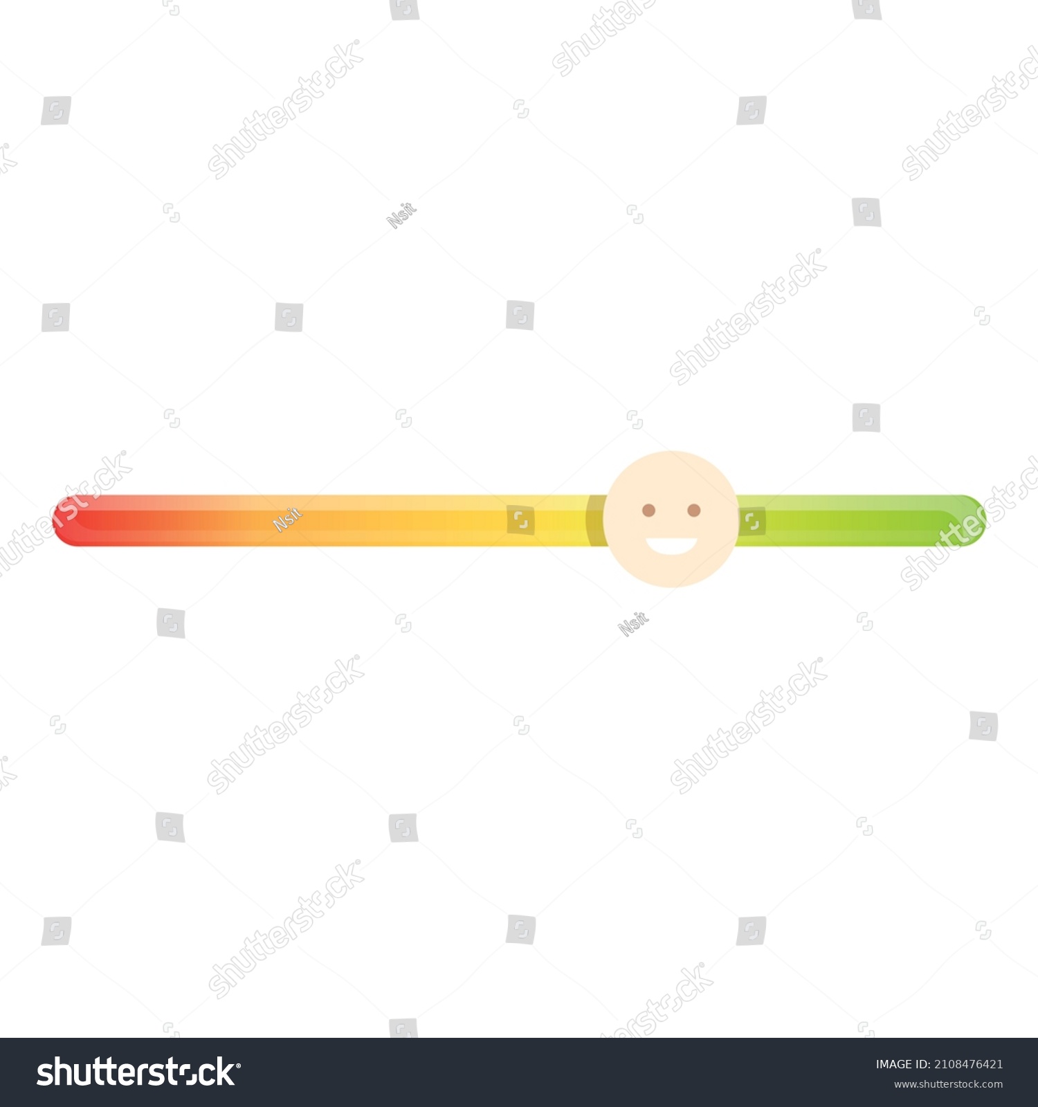 Satisfaction Bar Icon Cartoon Vector Client Stock Vector (Royalty Free ...