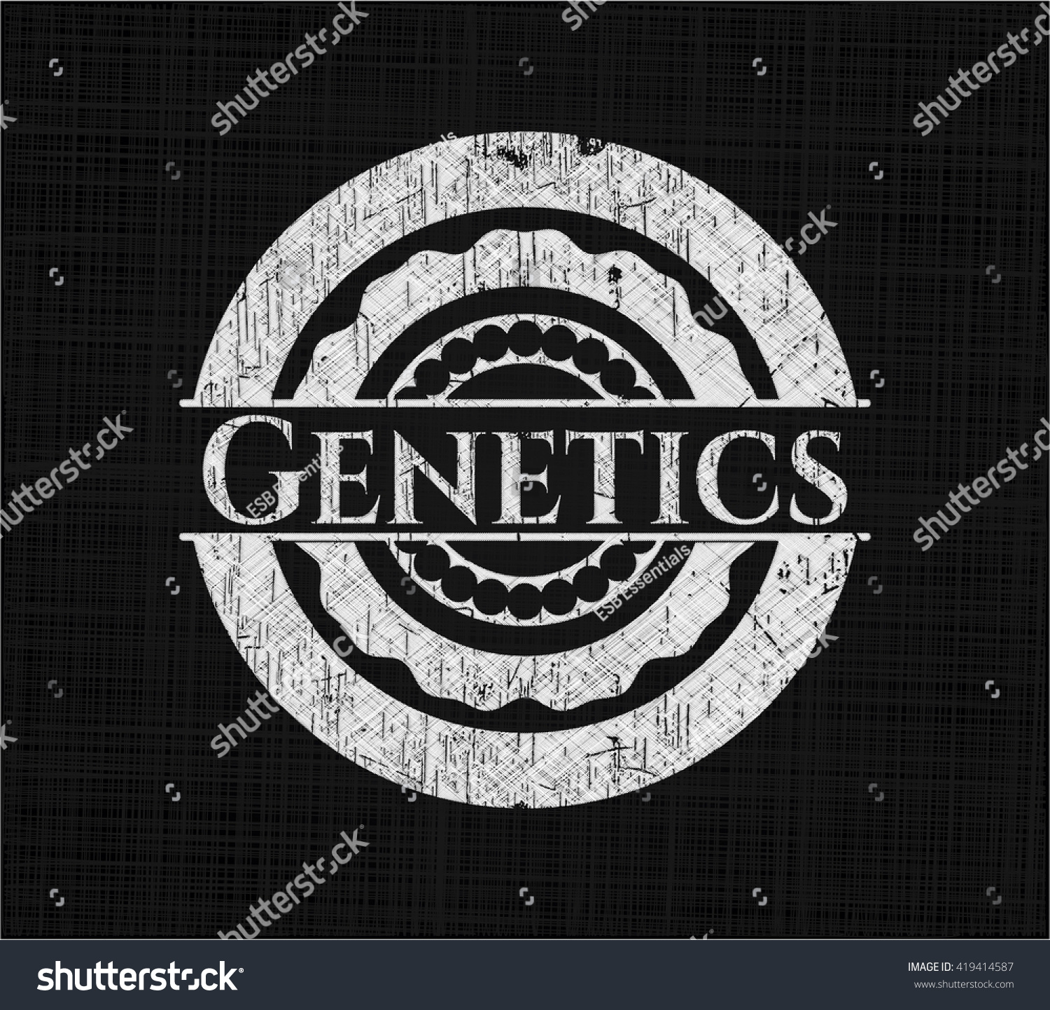 Satisfaction Chalkboard Emblem Stock Vector (Royalty Free) 419414587