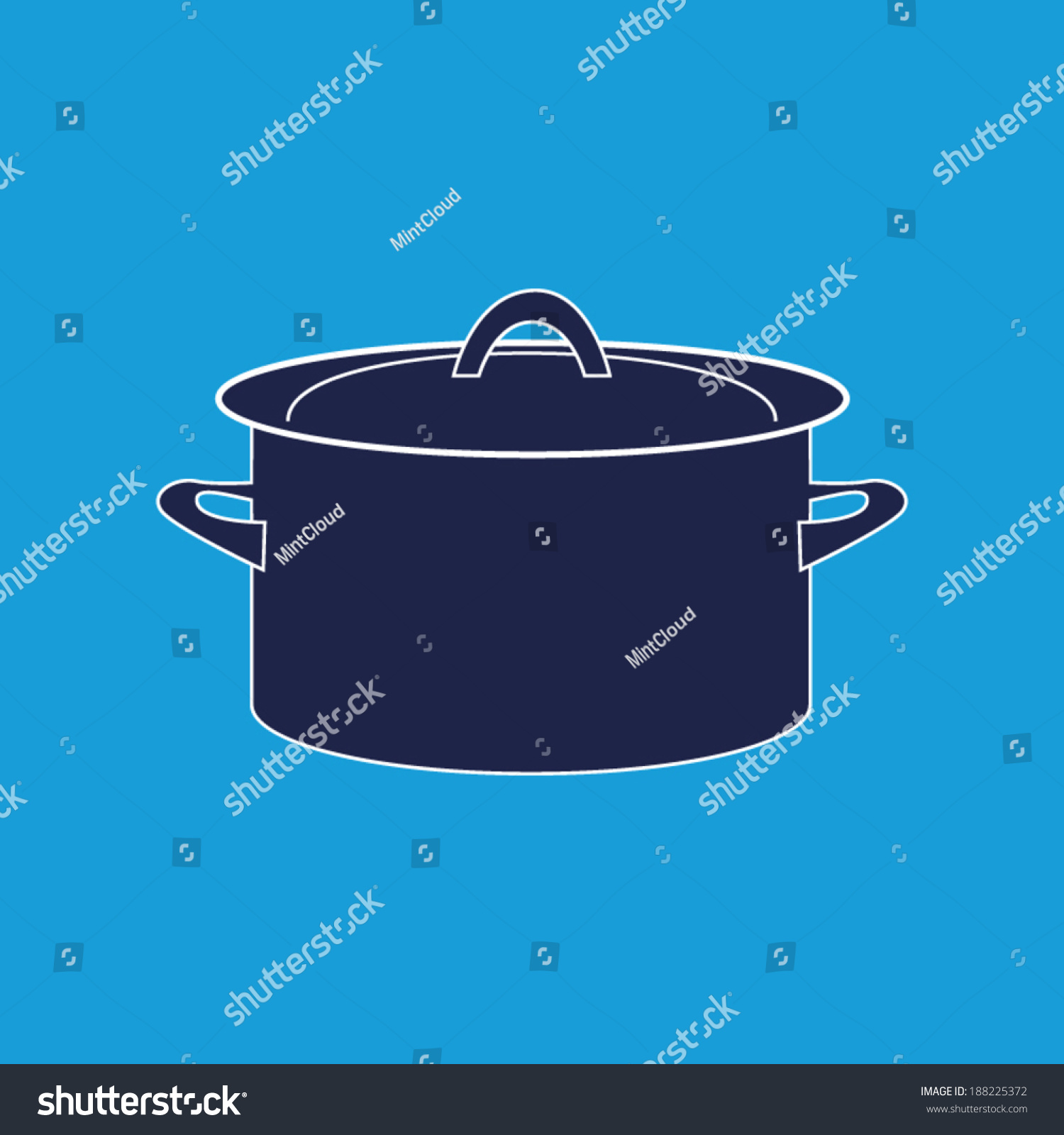 Saucepan Vector Illustration Stock Vector (Royalty Free) 188225372