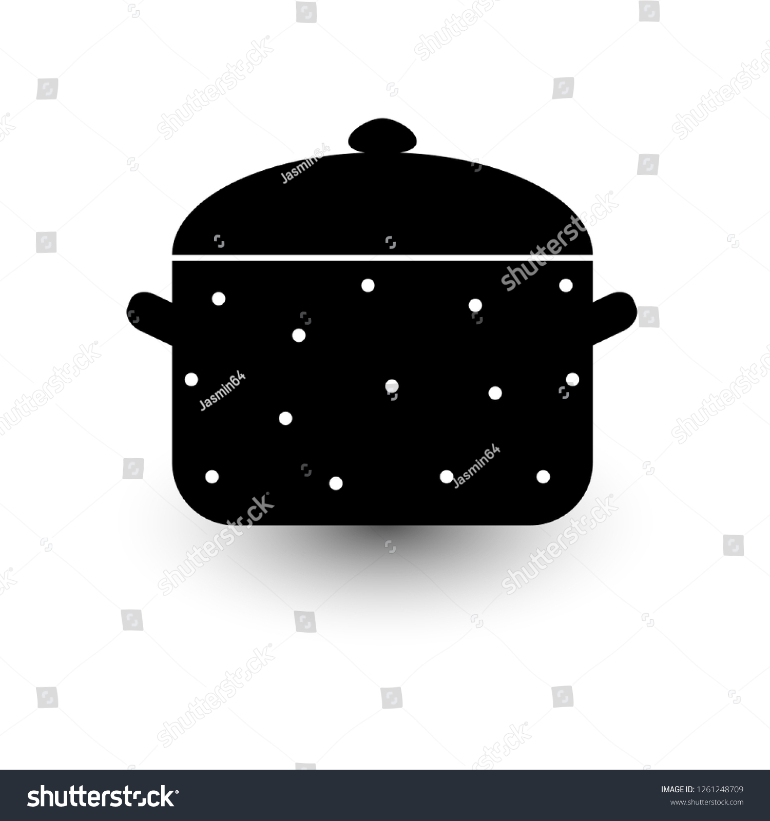 Saucepan Vector Illustration Flat Style Stock Vector (Royalty Free ...